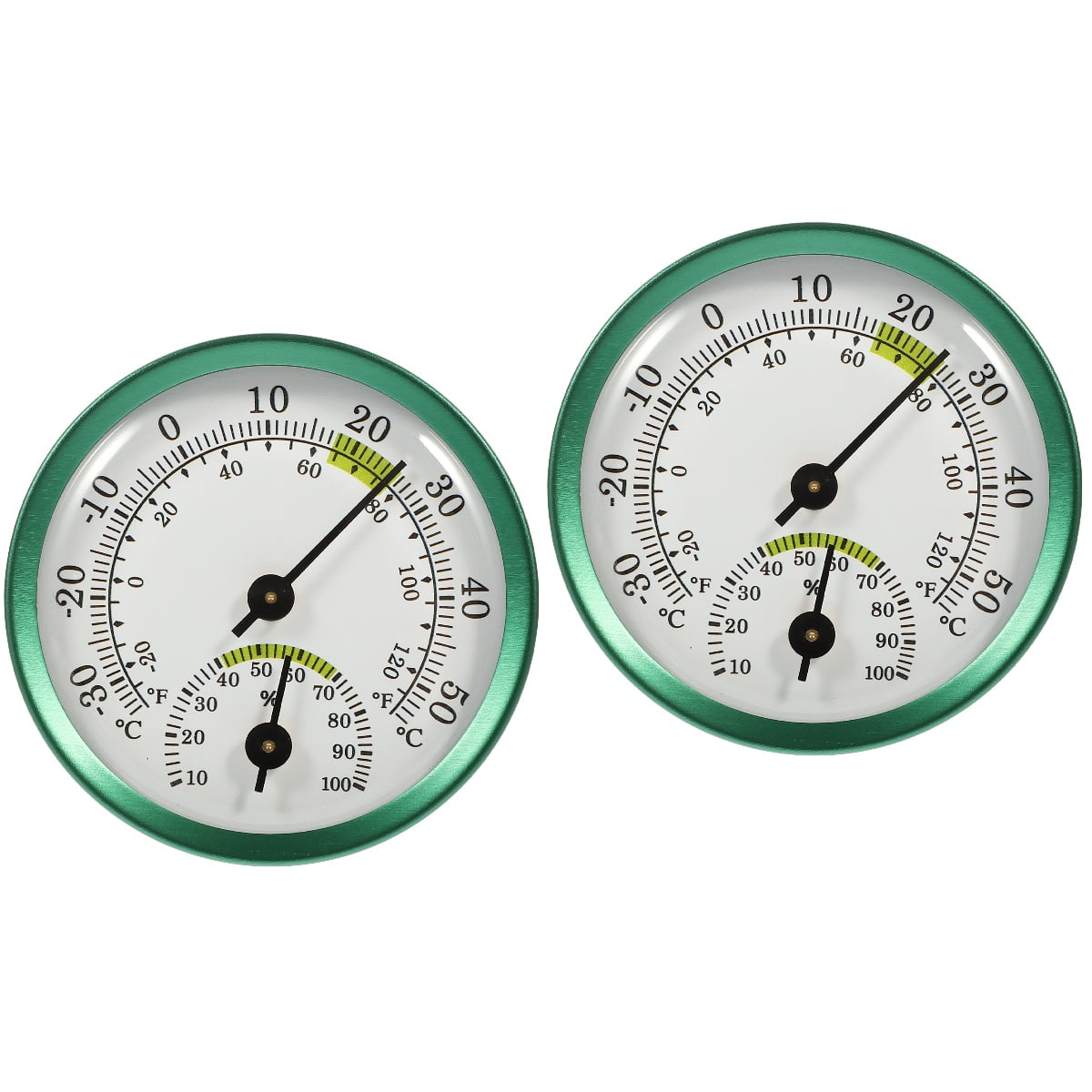 2 Pack Thermometer Thermometers Home Indoor Digital for Outdoor Green ...