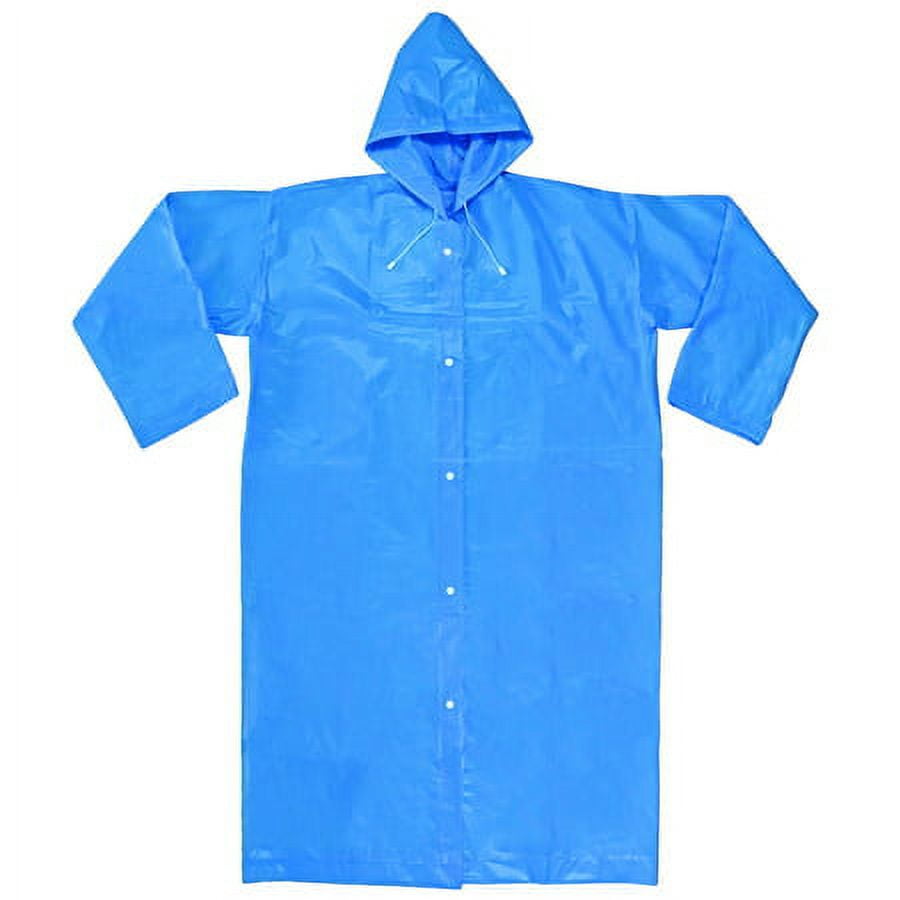 2 Pack Thicker EVA Reusable Raincoat Unisex Adult Portable Raincoat ...