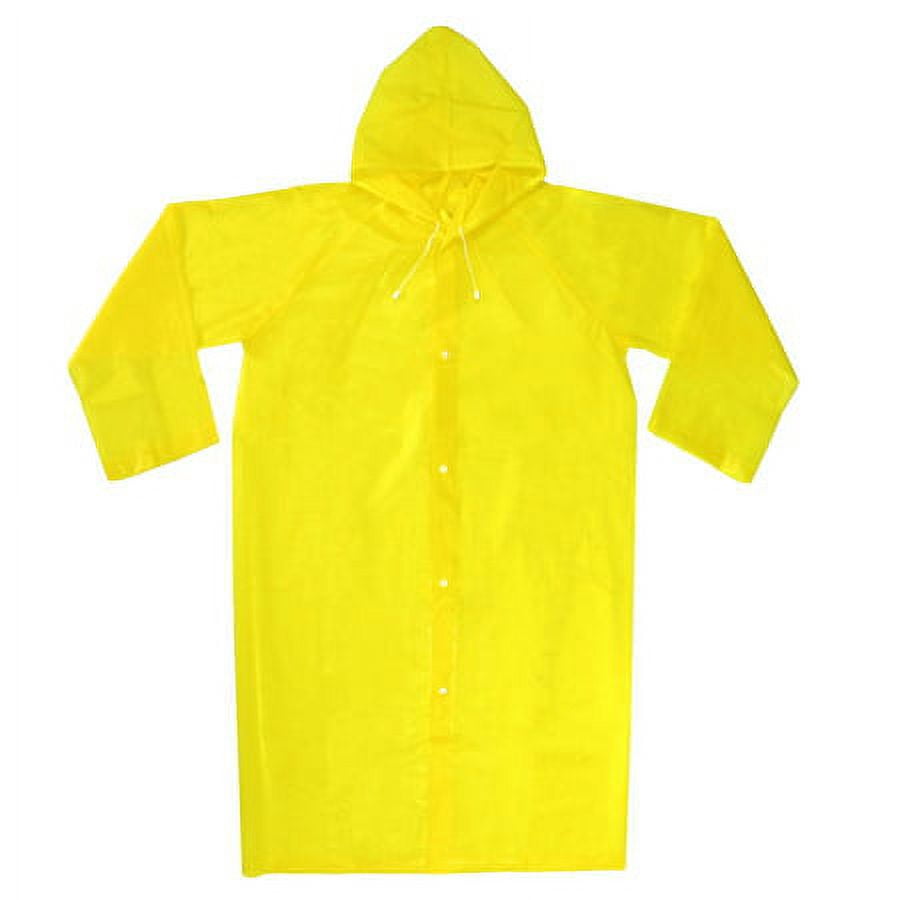 2 Pack Thicker EVA Reusable Raincoat Unisex Adult Portable Raincoat ...