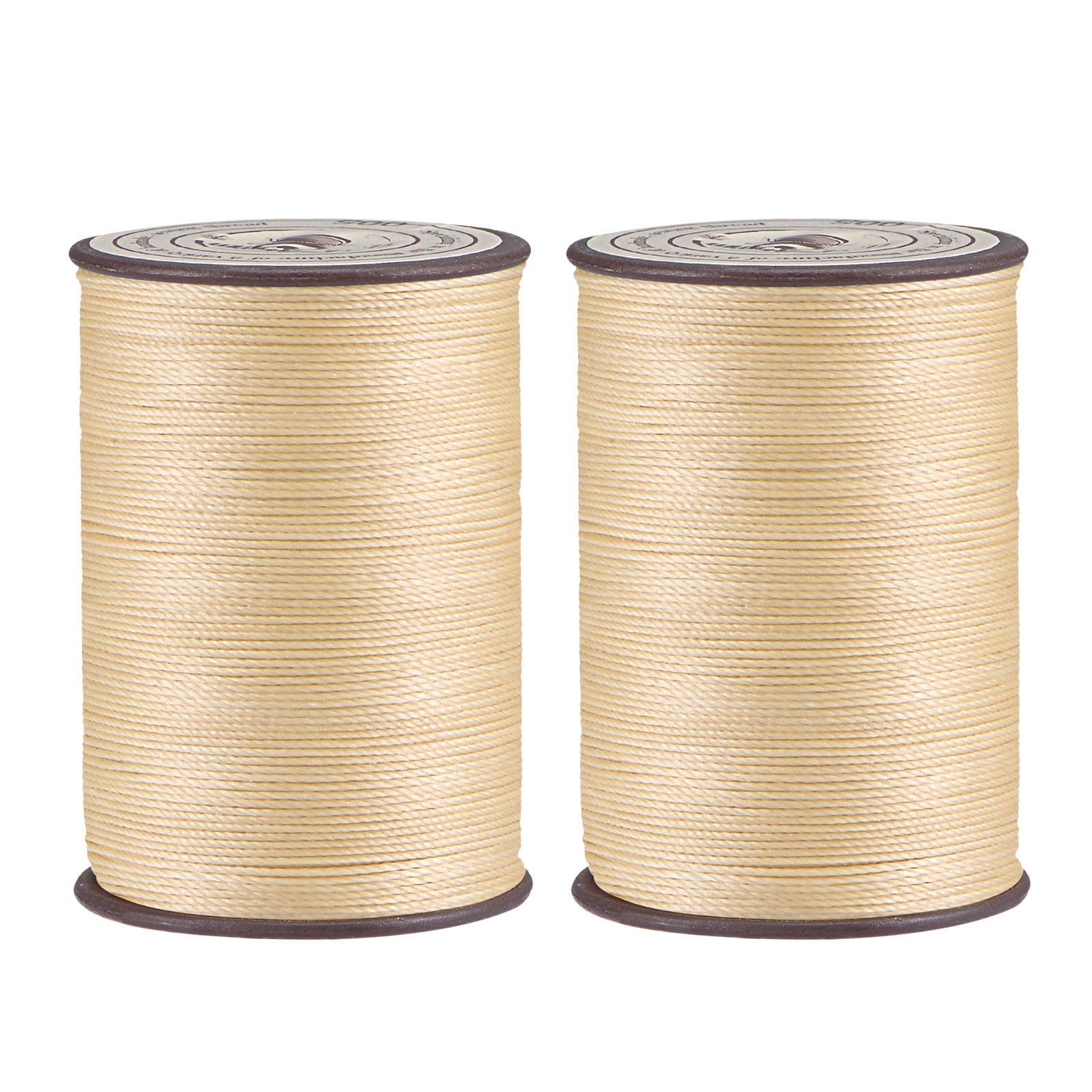 2 Pack Thin Waxed Thread 137 Yards 0.55mm Polyester String Cord for ...