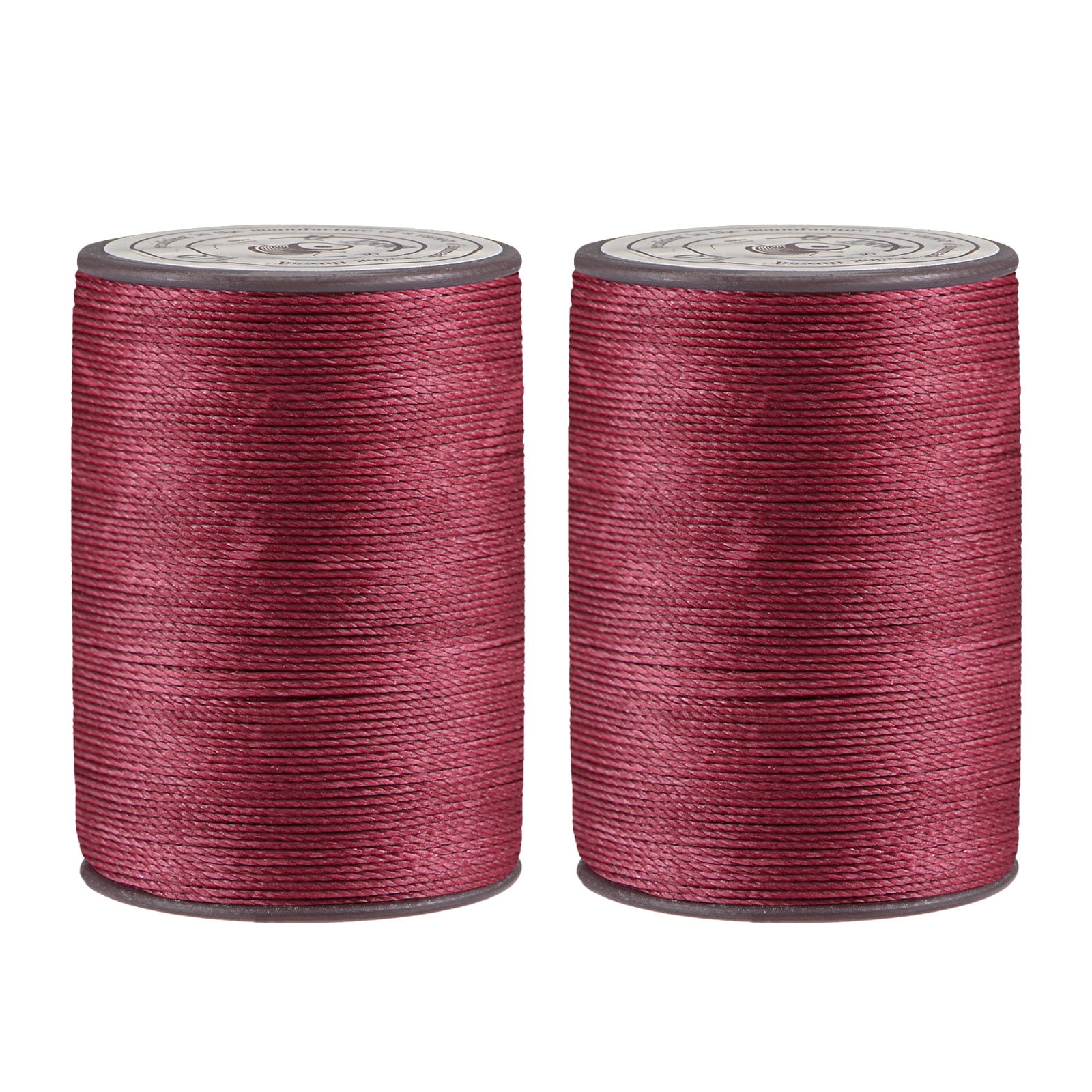 2 Pack Thin Waxed Thread 93 Yards 0.65mm Polyester String Cord for ...