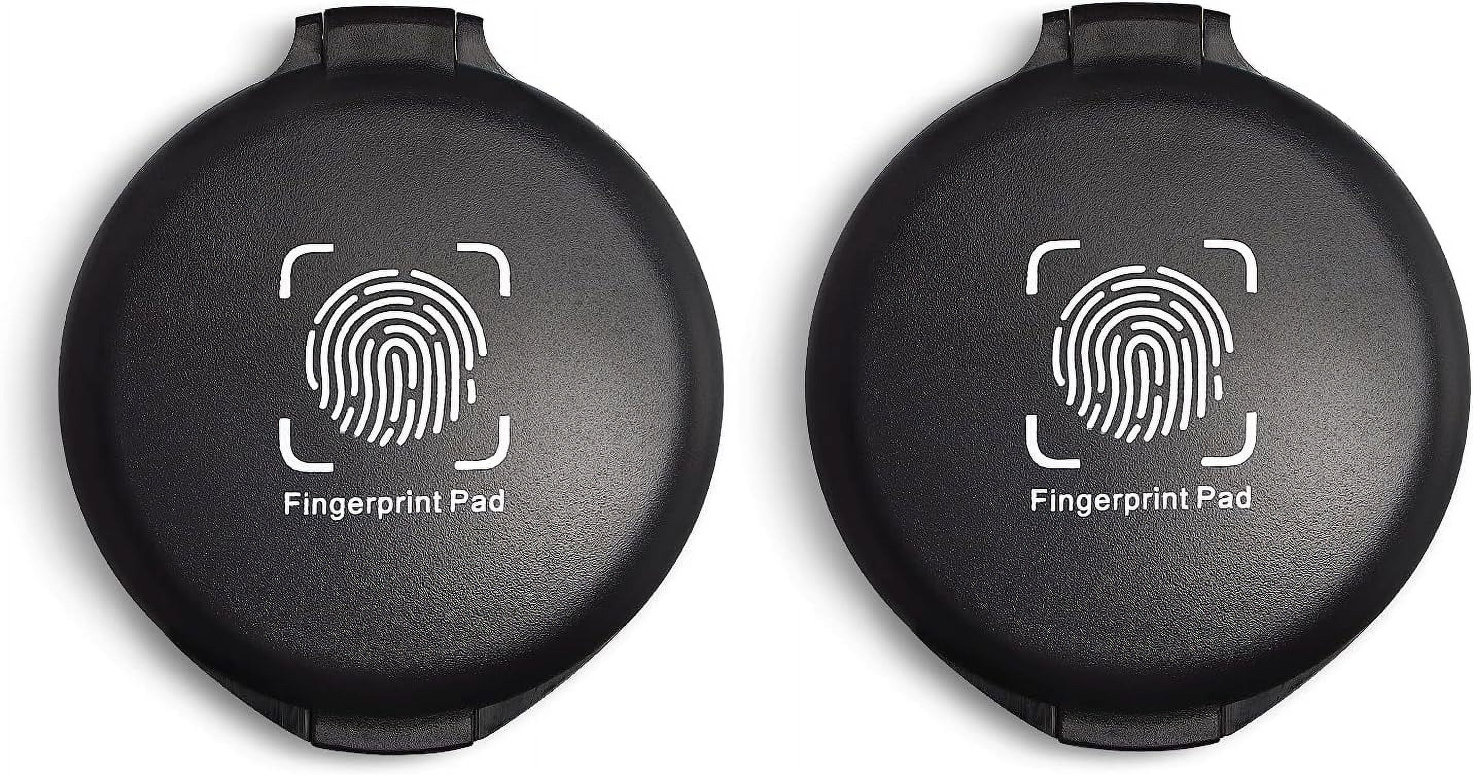 2 Pack Thumbprint Fingerprint Ink Pad for Notary Supplies ...