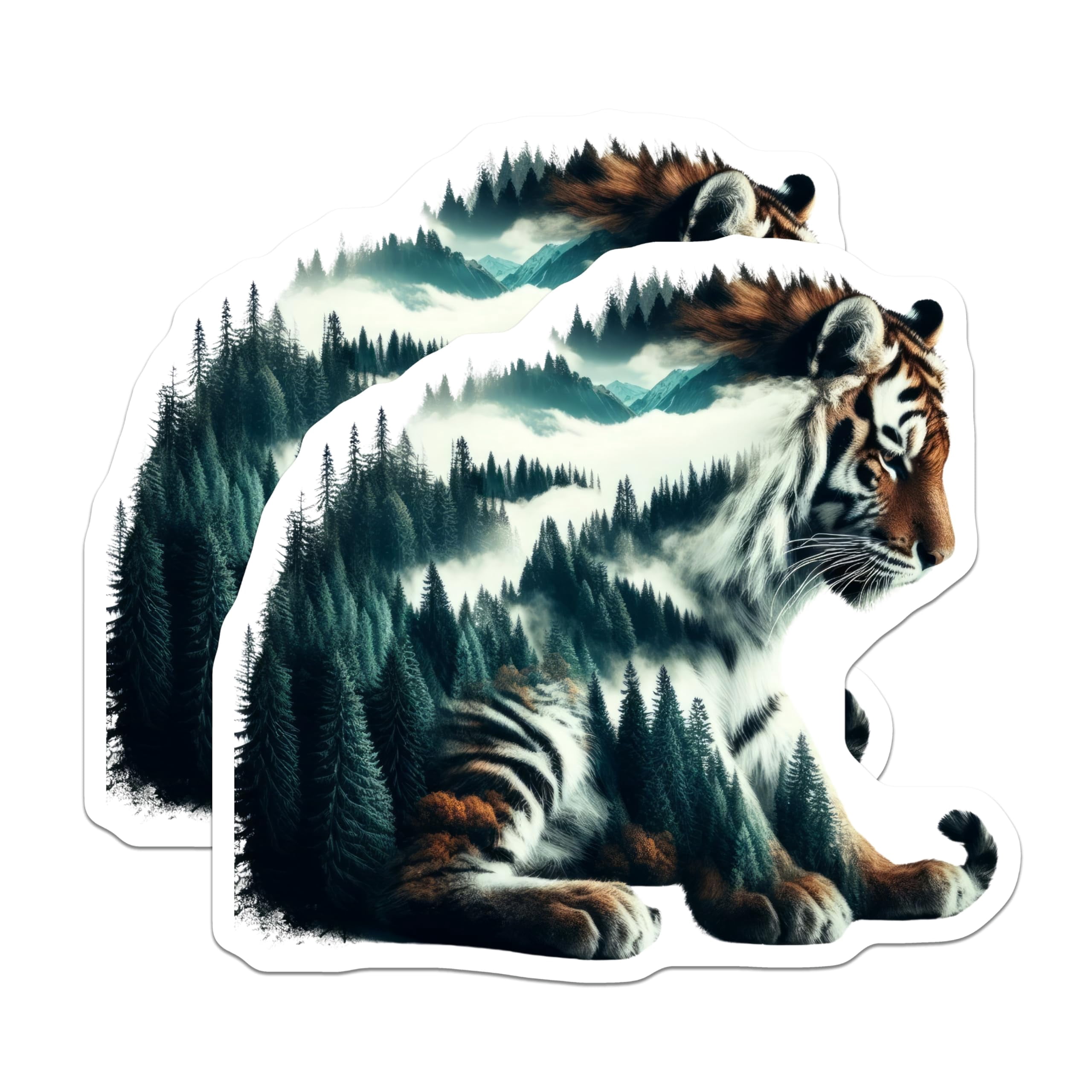 (2 Pack) Tiger Magnets - Forest Animals - Nature Inspired Home Decor ...