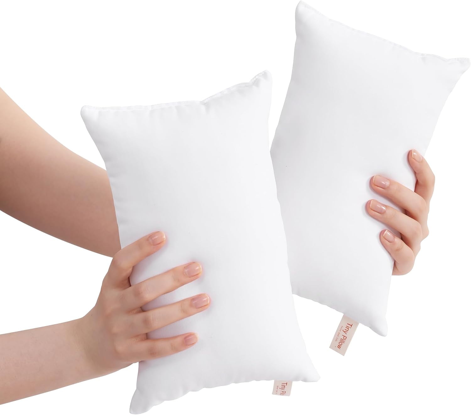 2 Pack Tiny Pillows, 11"x7" Microfiber Mini Pillows for Travel, Pets ...