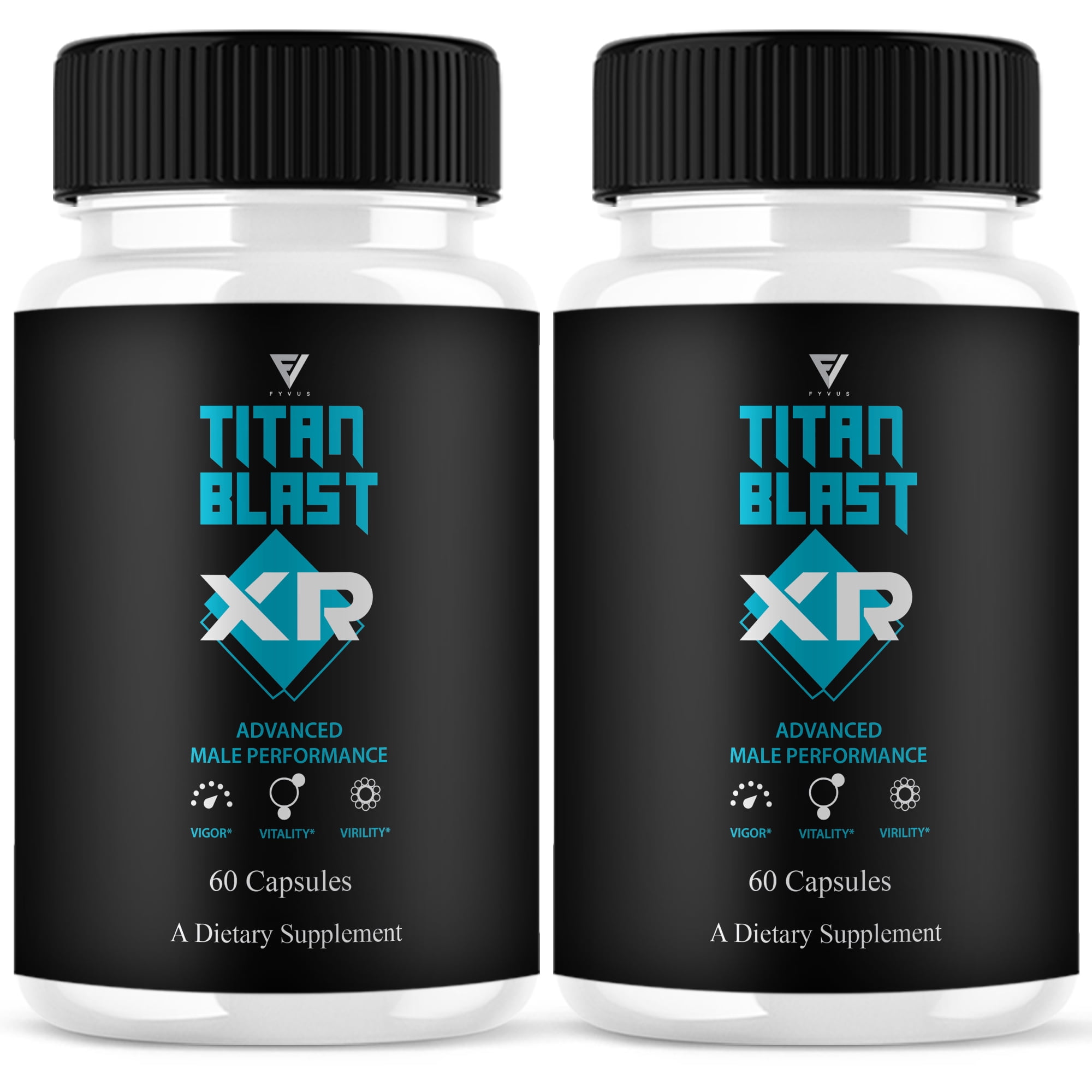 (2 Pack) Titan Blast XR Pills TitanBlast XR Performance Capsules,Titan ...