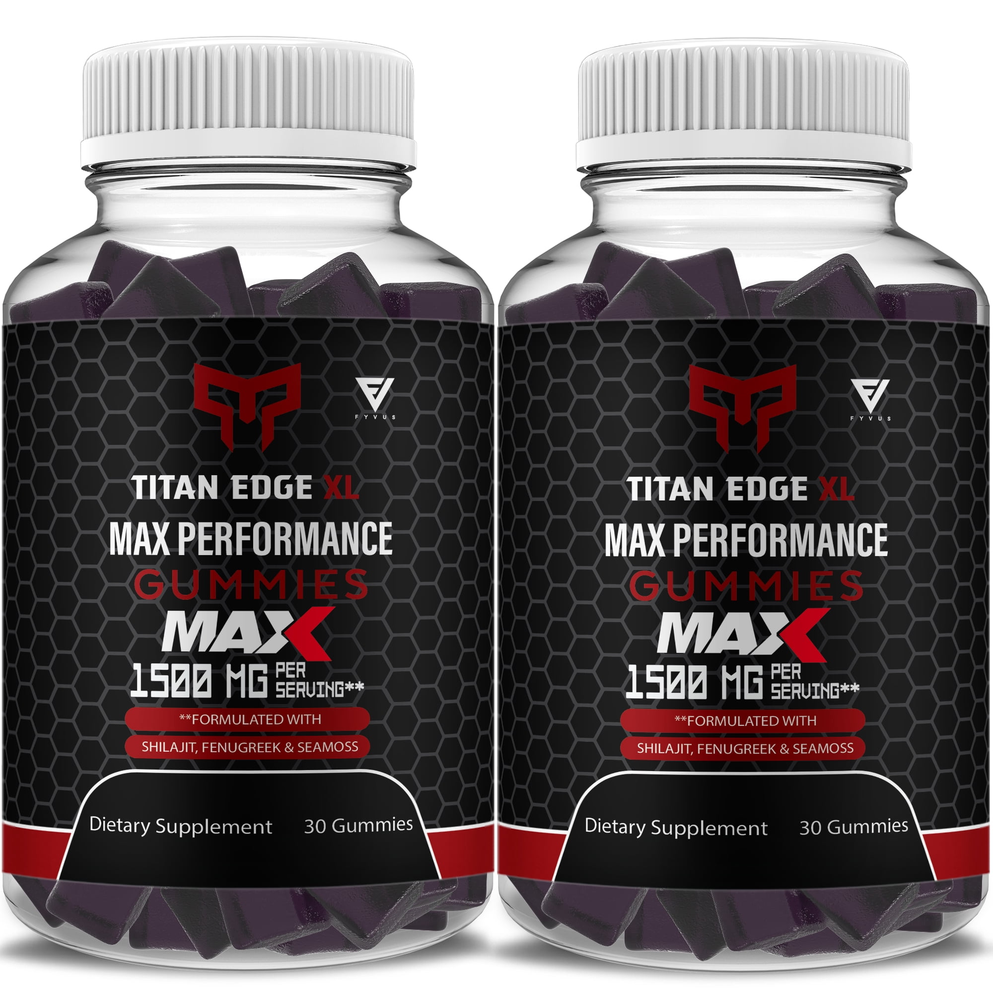 (2 Pack) Titan Edge XL Max Gummies Titan Edge XL Max Advanced ...