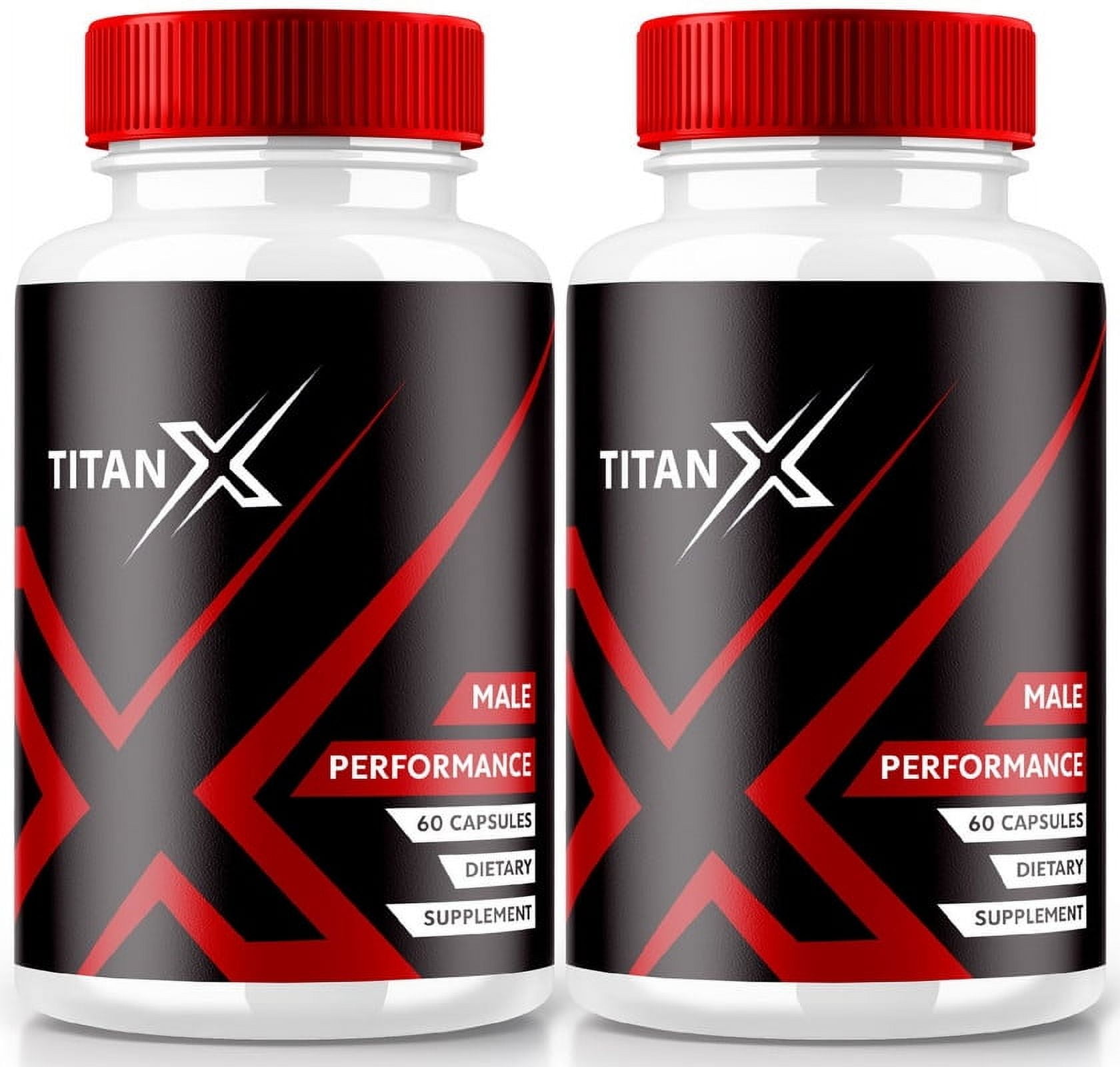 (2 Pack) Titan X Pills, Titan-X Gentle Yet Powerful Formula, All ...