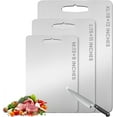 2 Pack Titanium Cutting Board - 100% Pure Titanium Cutting Boards For ...