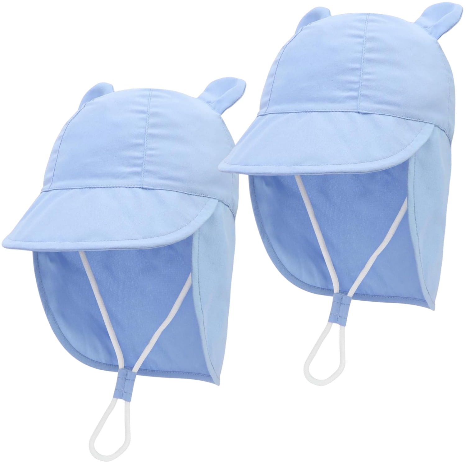 2 Pack Toddler Baby Sun Hat Kids UPF 50+ Adjustable Summer Beach Hats ...