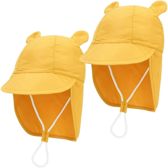 Angala Toddler Kids Sun Hats UPF 50+ Wide Rigid Brim Boys Girls Beach ...
