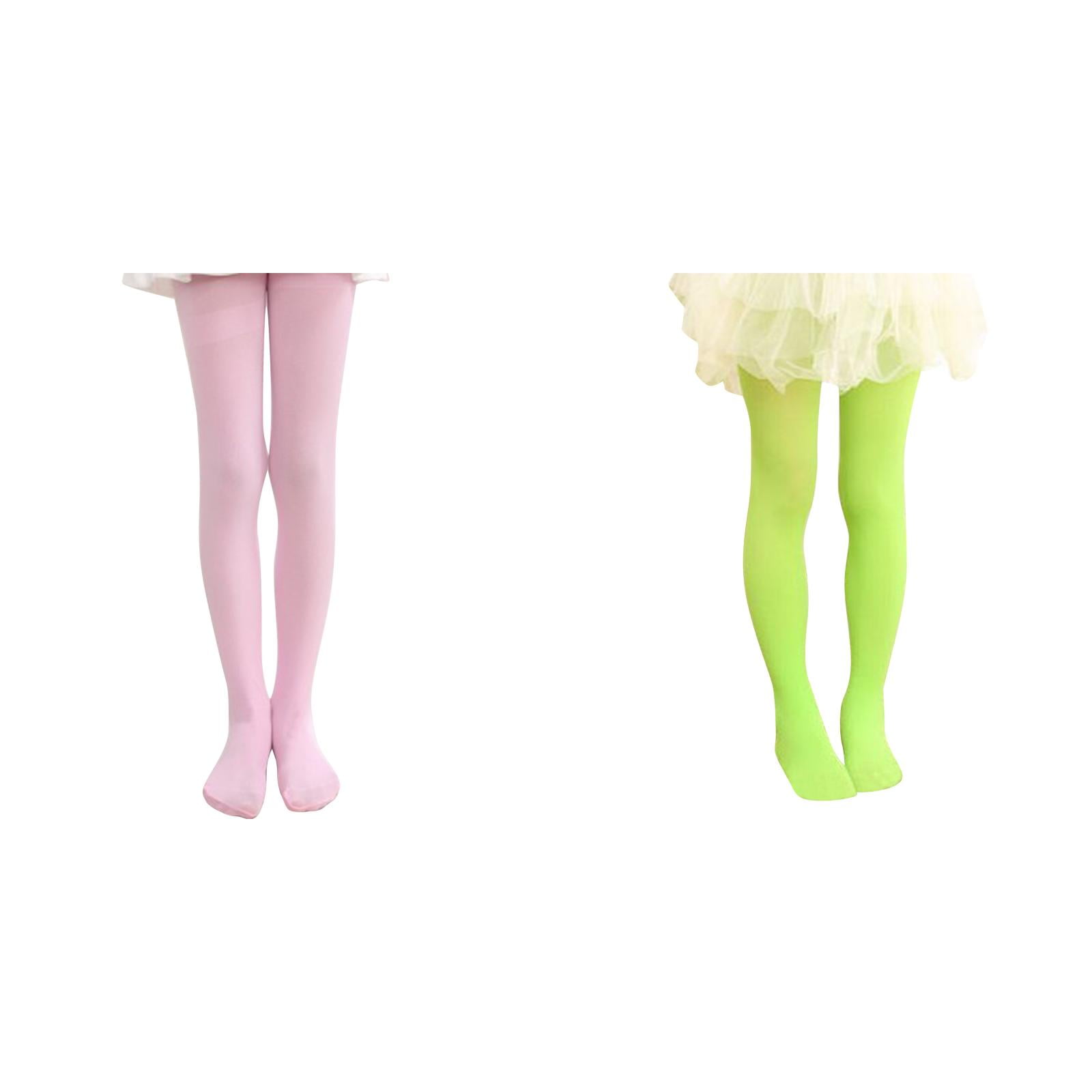 2-Pack,Toddler Kids Baby Leggings Pantihose Stretchy Basic Full Length ...