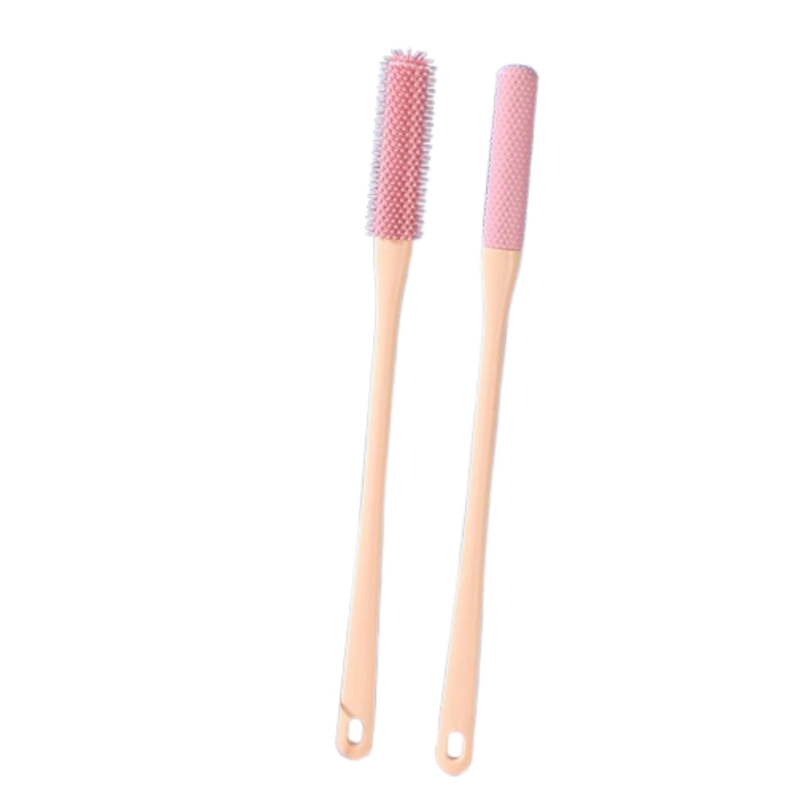 2 Pack Toe Cleaning Brush,Silicone Foot Scrubber for Shower with 15.7 ...