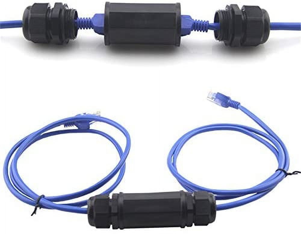 (2 Pack) Toptekits RJ45 Waterproof Connector IP67 Ethernet Network ...