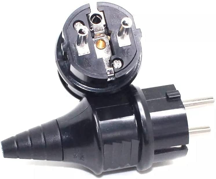 (2 Pack) Toptekits Schuko France Germany EU ø4.8mm Pin DIY Rewireable ...