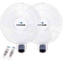 Hurricane Supreme 12 Inch Indoor Oscillating Wall Mount Fan, White ...