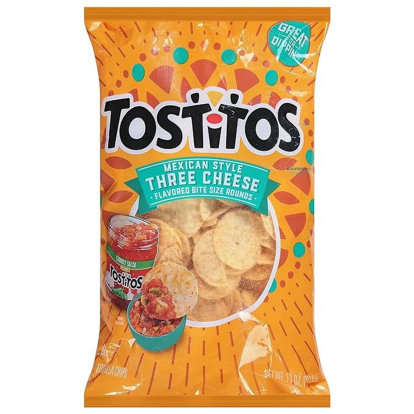 2 Pack Tostitos Bite Size Mexican Style Three Cheese 11oz - Walmart.com