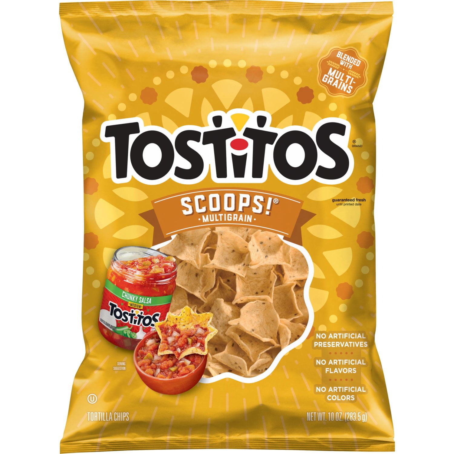 2 Pack - Tostitos Tortilla Chips Scoops Multigrain 10 oz Package May ...