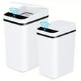 2 Pack Touchless Bathroom Trash Cans - 2.5 Gal & 4 Gal Sizes, Automatic ...