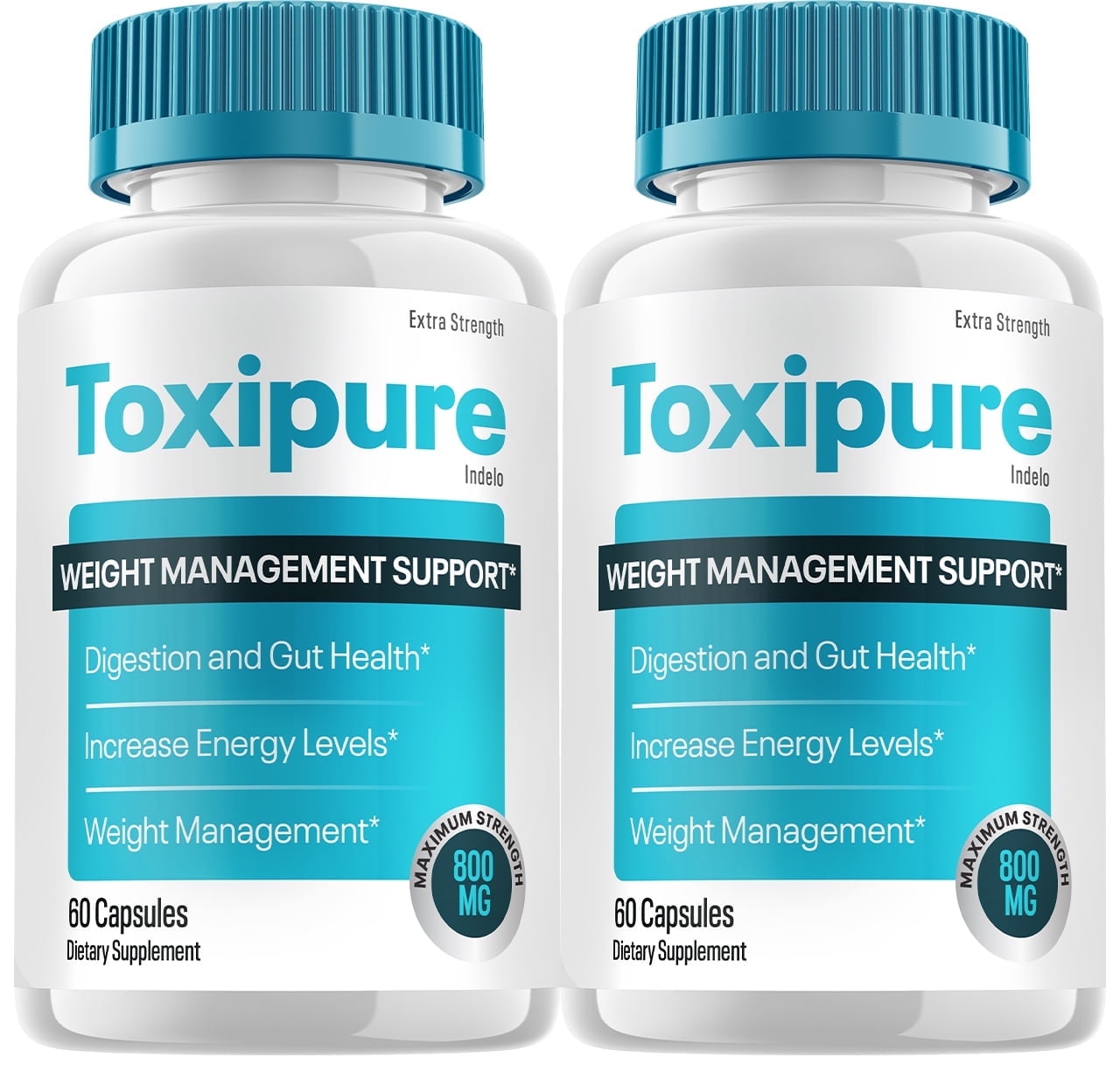 (2 Pack) Toxipure Weight Management Capsules, Maximum Strength to ...