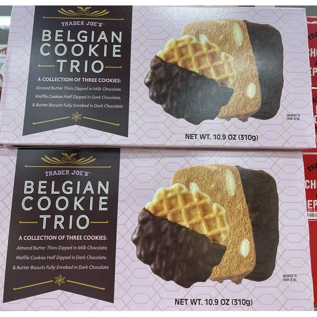 2 Pack Trader Joe's Belgian Cookie Trio - Walmart.com