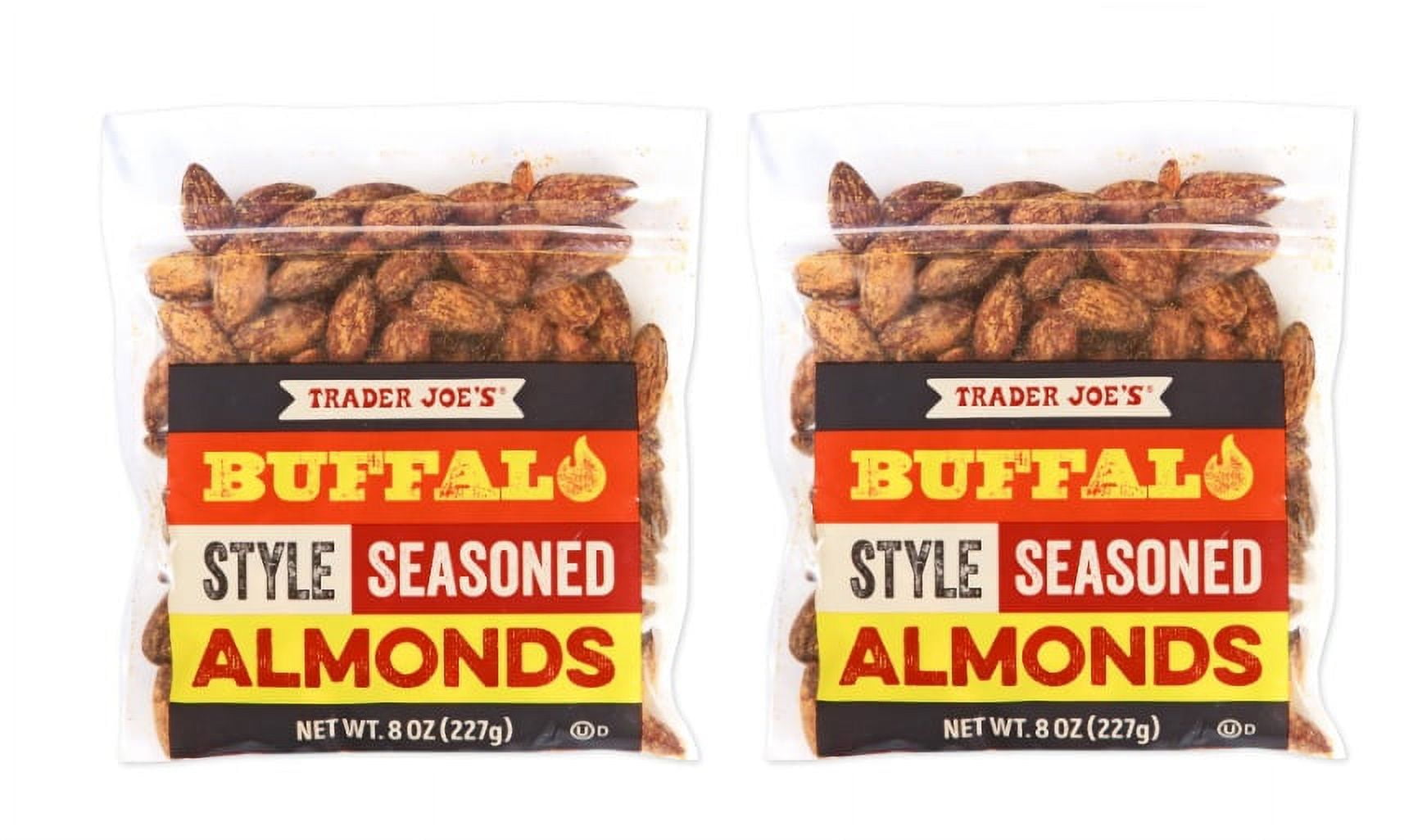 2 Pack Trader Joe's Buffalo Style Seasoned Almonds 8 Oz - Walmart.com