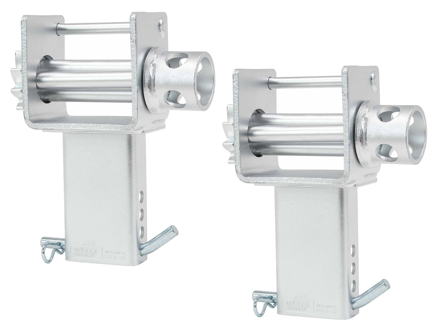 (2 Pack) Trailer Stake Pocket Winch Zinc Plated Flatbed Utility ...