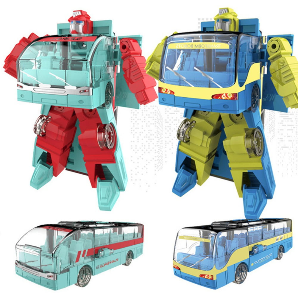 2 Pack Transformers Playskool Heroes Rescue Bots Transform Robot Bus ...