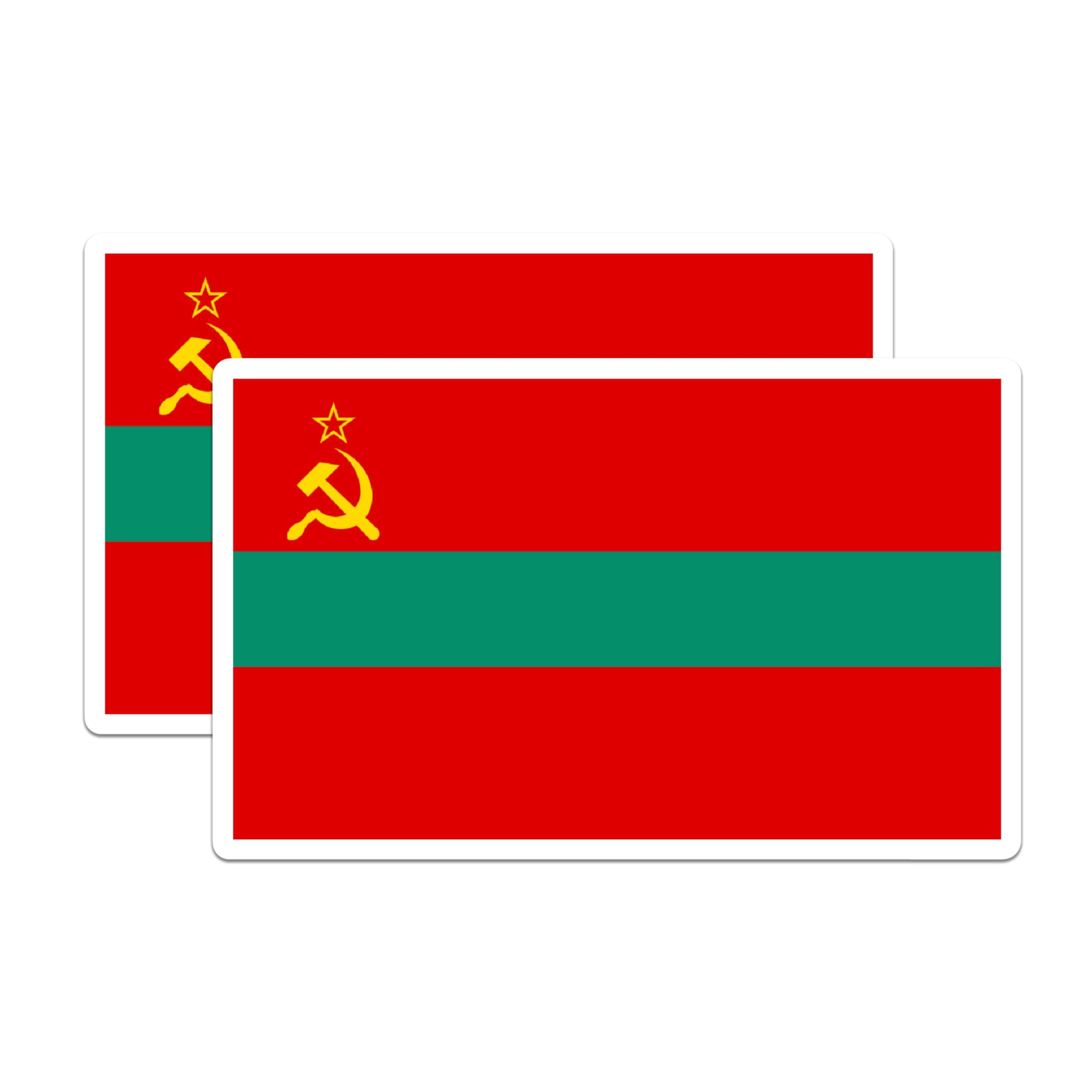(2 Pack) Transnistria World Flag Magnets - Pride - 5 Inches On Longest ...