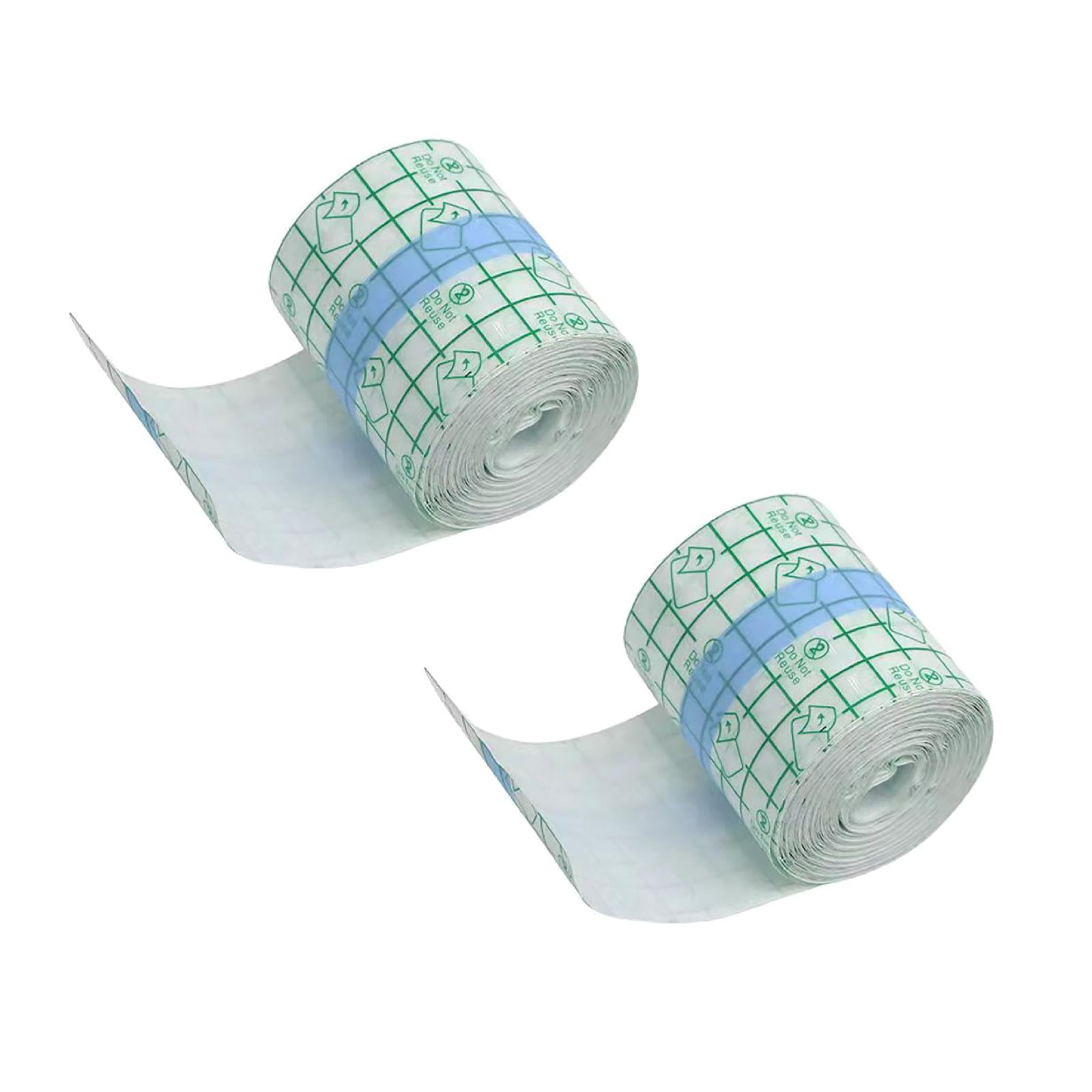 2 Pack Transparent Film Dressing, Adhesive Bandage Waterproof Clear ...