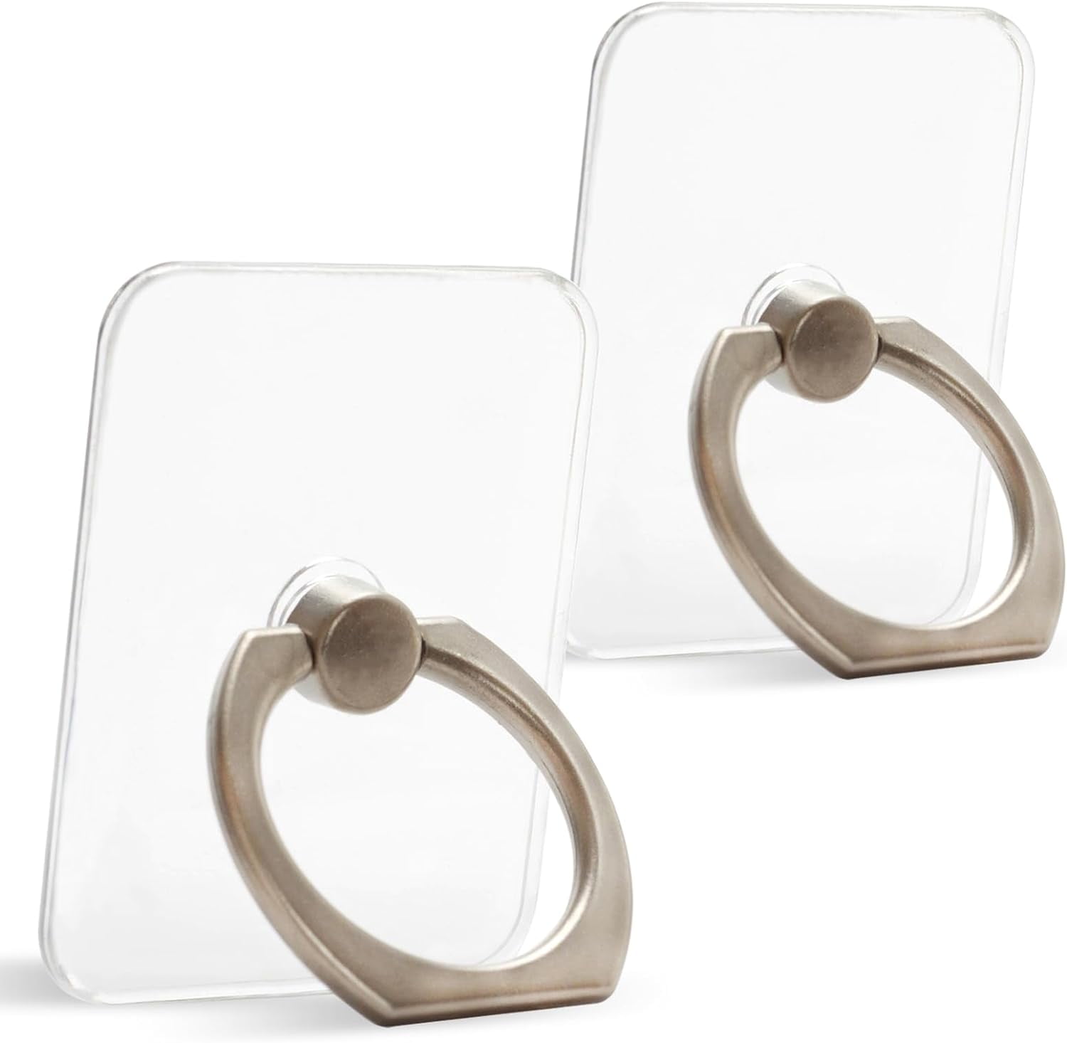 [2 Pack] Transparent Finger Ring Cell Phone Ring Holder Stand,360 ...