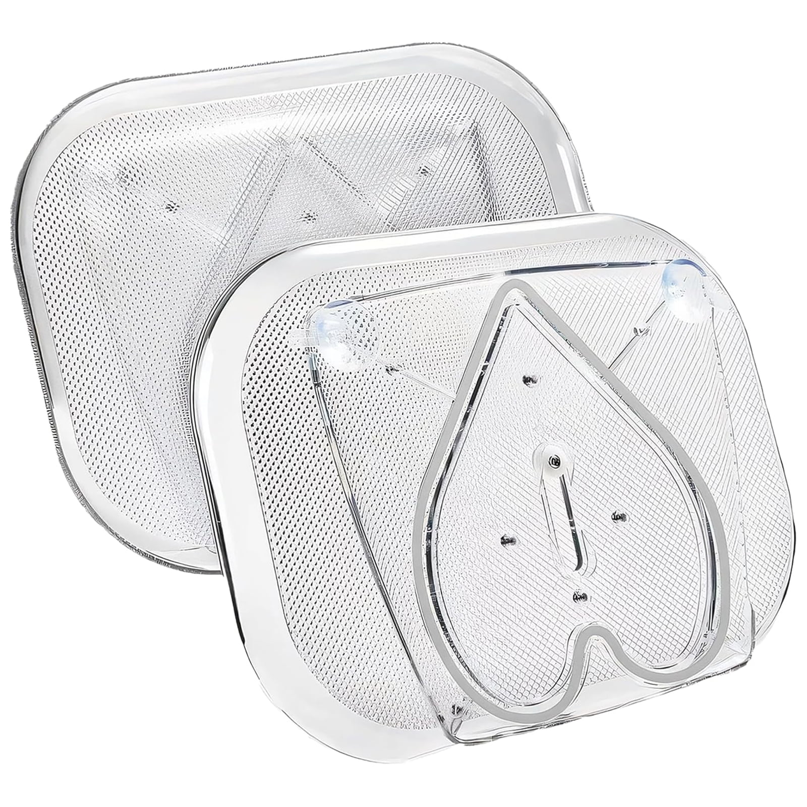 2 Pack Transparent Lazy Susan rotating storage rack,for Cabinet,Pantry ...