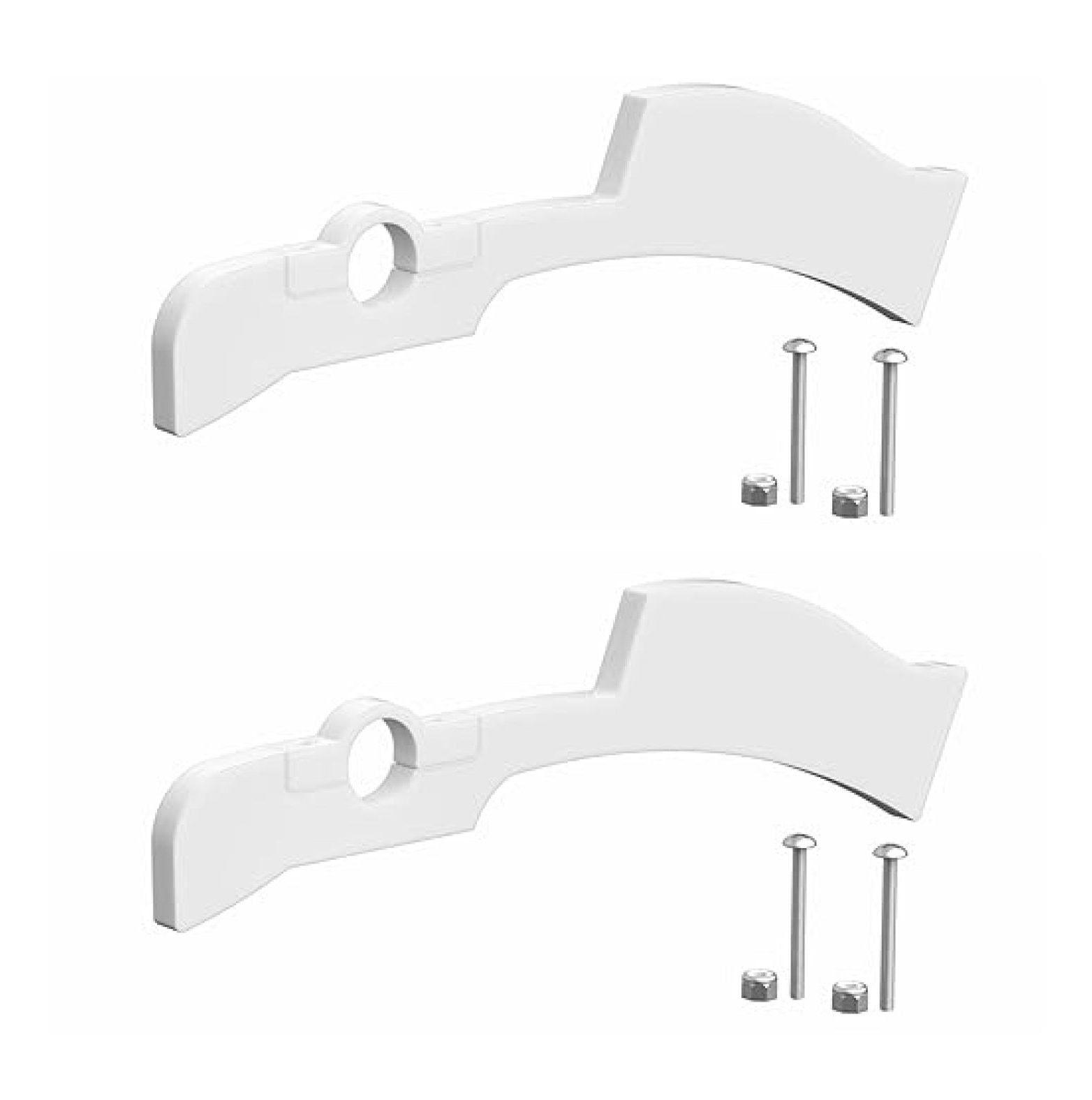 2 Pack Trash Flag Indicator 1/2" Thick HDPE for Alerting Homeowners of ...