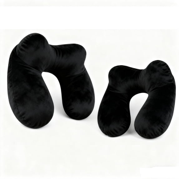 2-Pack Travel Neck Pillow - Multi-Scene Use (Airplane/Car/Home/Office ...