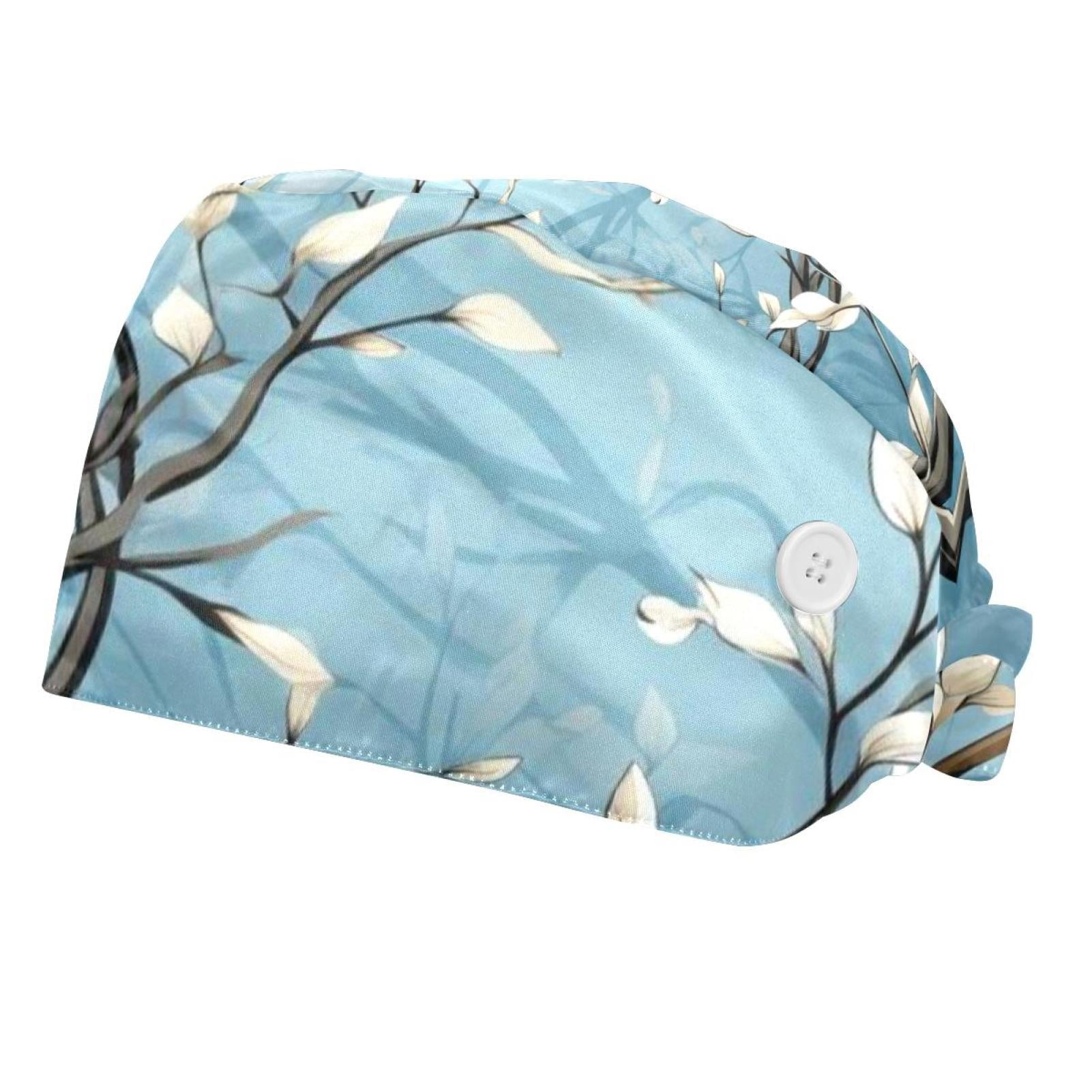 2 Pack Tree Adjustable Bouffant Caps Hats Working Cap for Men - Walmart.com