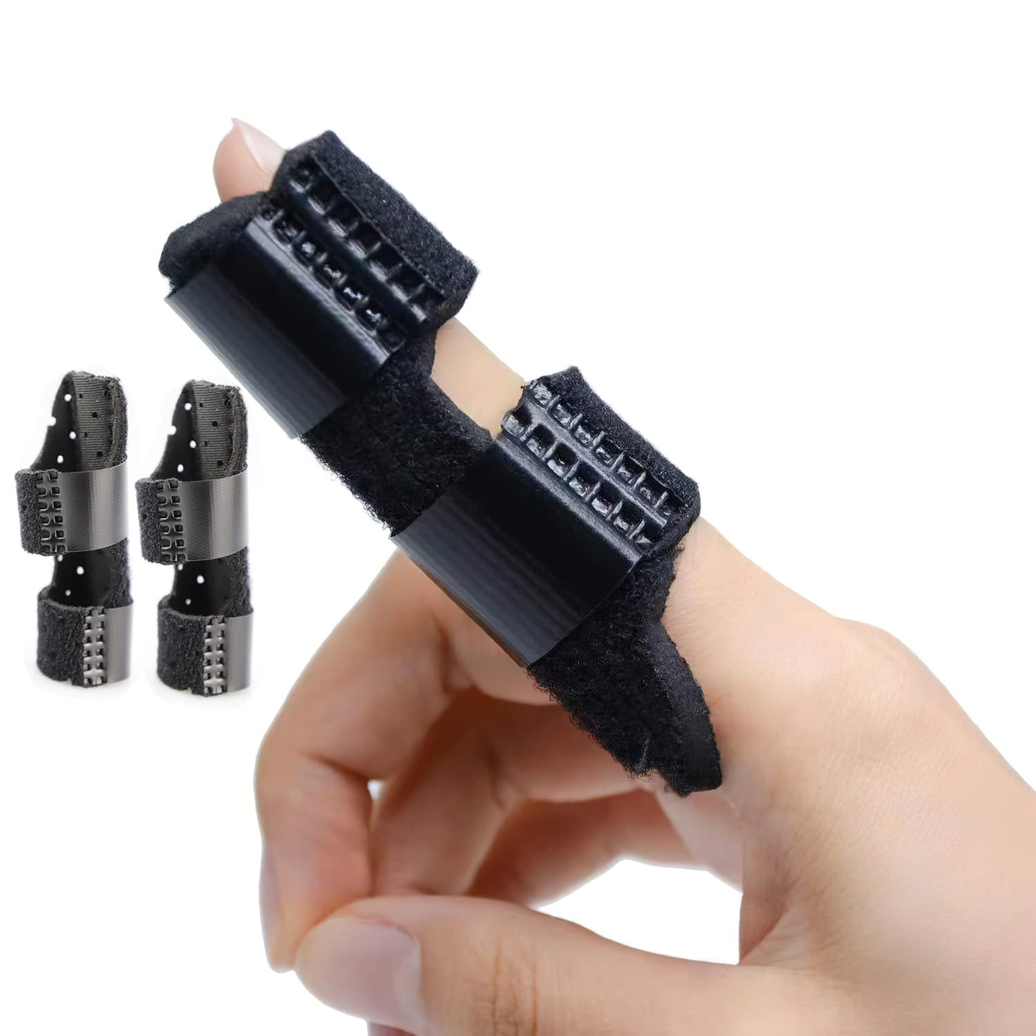 2 Pack Trigger Finger Splints, Breathable Finger Brace Joint Support ...