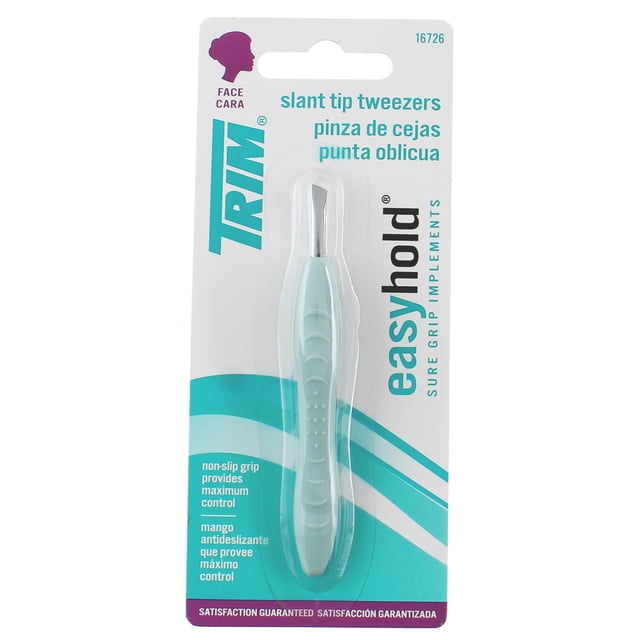 (2 Pack) Trim Slant Tip Tweezer - Walmart.com