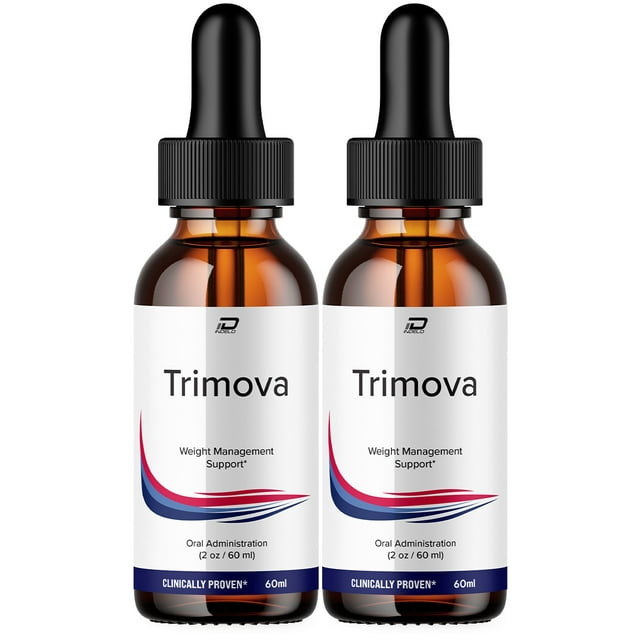(2 Pack) Trimova Metabolism Drops Liquid Supplement - Trimova Drops for ...