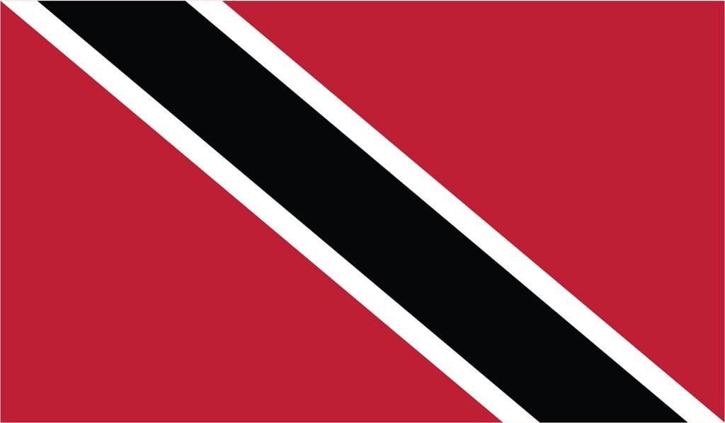 2-Pack Trinidad Flag Decal Sticker | 5-Inches By 3-Inches | Laminated ...