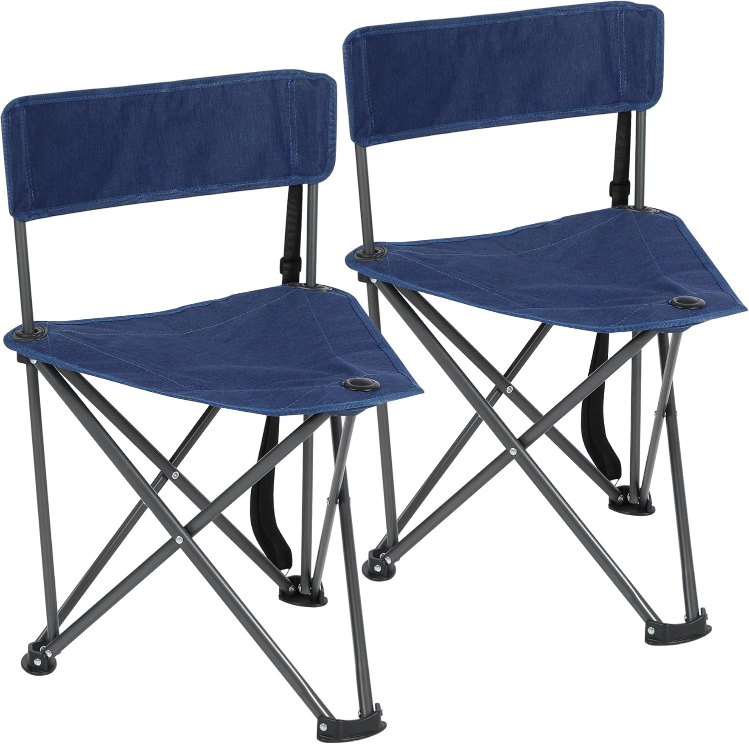 2 Pack Tripod Chairs for Adults, Folding Lightweight Portable Golf ...