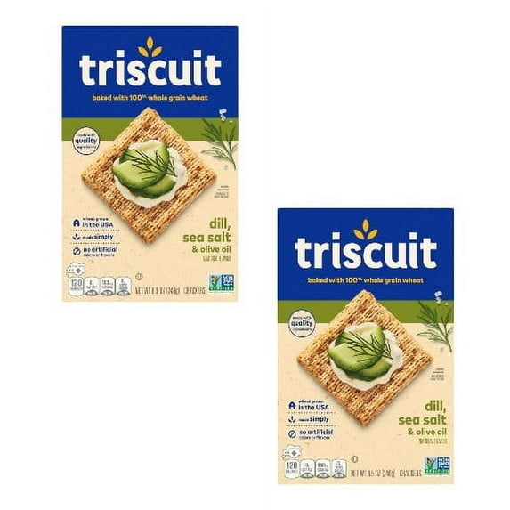 ( 2 Pack ) Triscuit Crackers, Dill, Sea Salt & Olive Oil 8.5 Oz ...