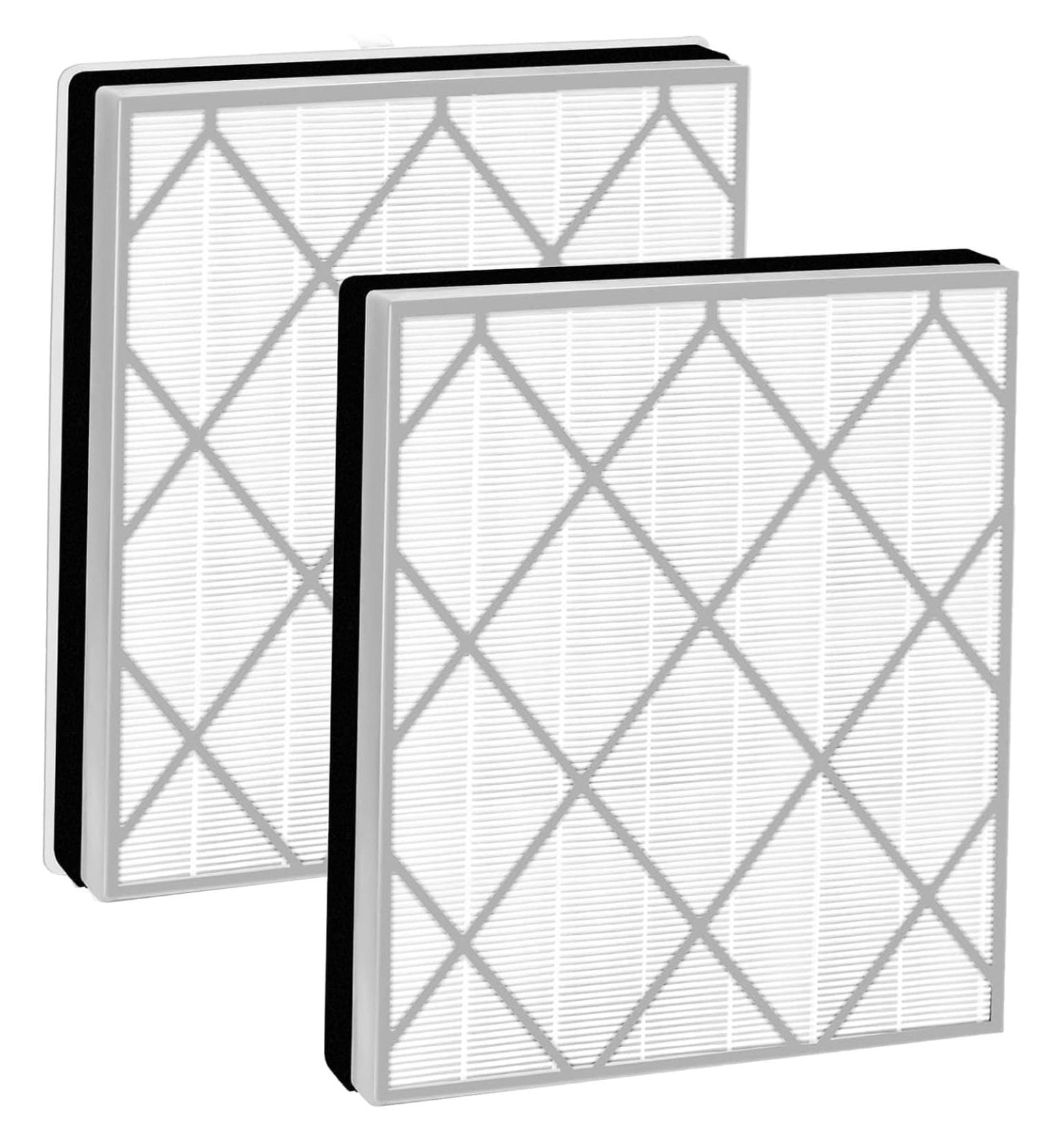 2 Pack True H13 HEPA Filters Replacement for 4 Fan Models HE400 HE401 ...