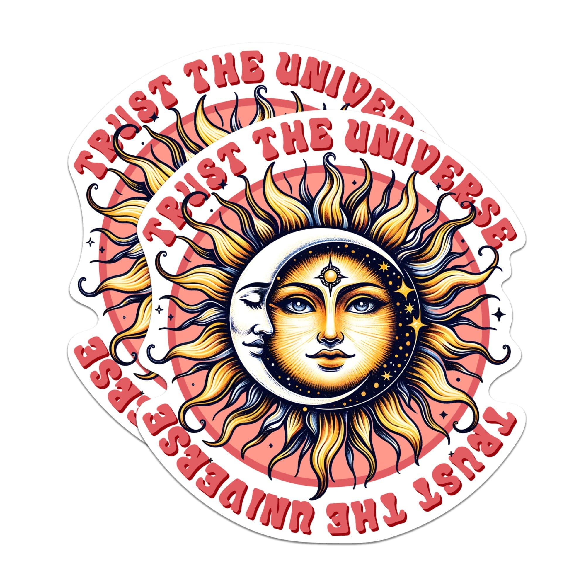 (2 Pack) Trust The Universe Magnets - Positive Inspiring Spiritual ...
