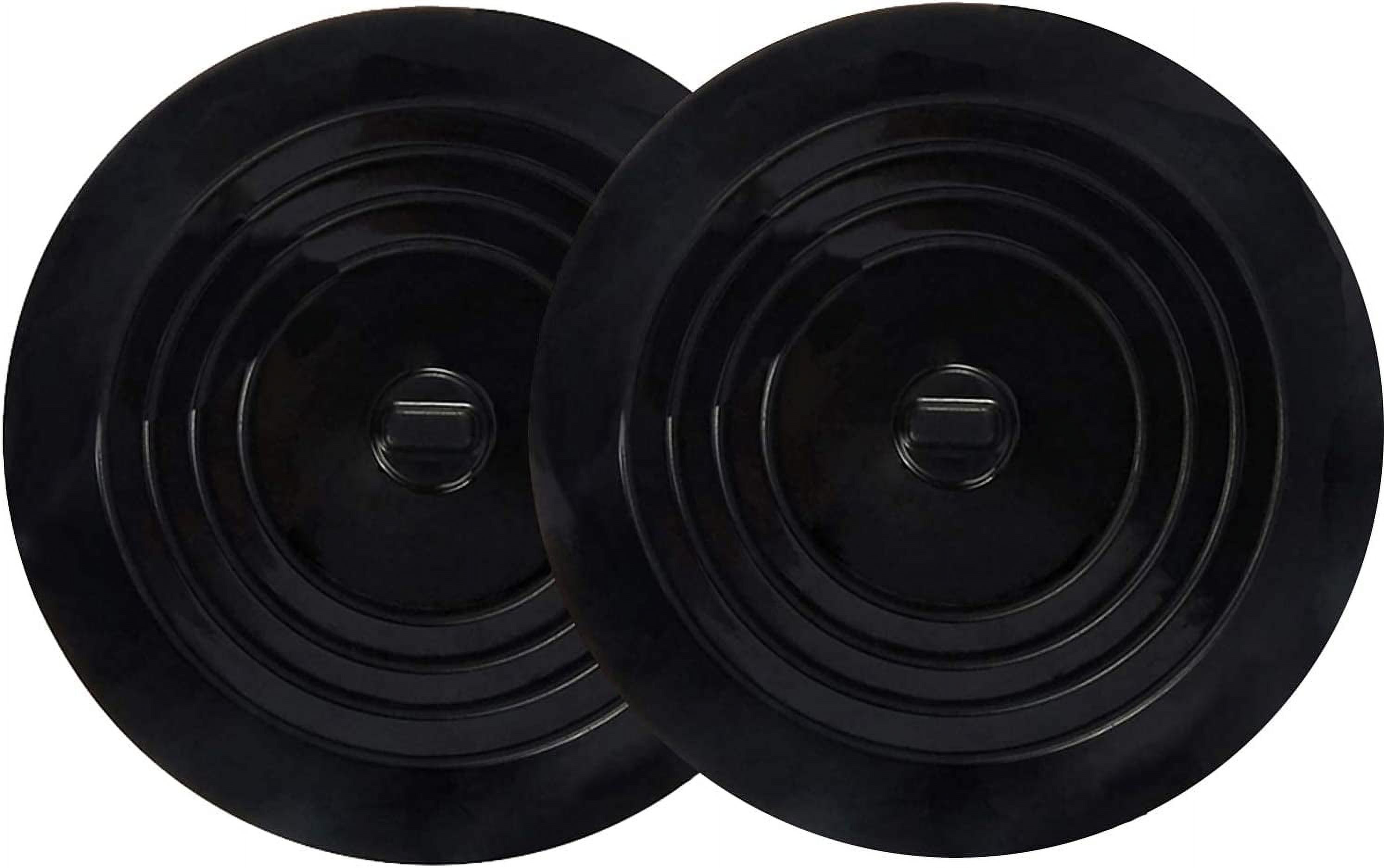2 Pack Tub Stopper Silicone Suction Cover Drain Plug for Bathroom ...