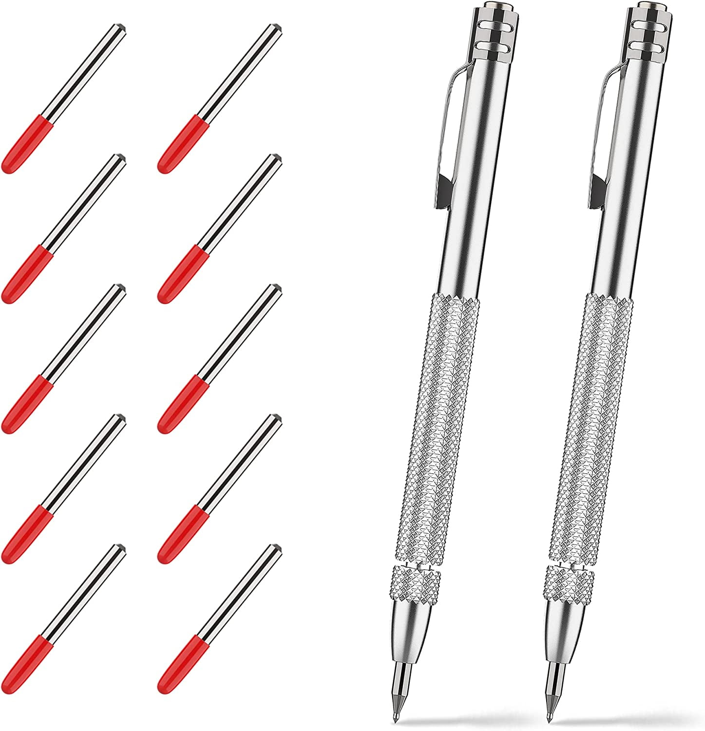 2 Pack Tungsten Carbide Scriber Tool Set With Magnet - Professional ...