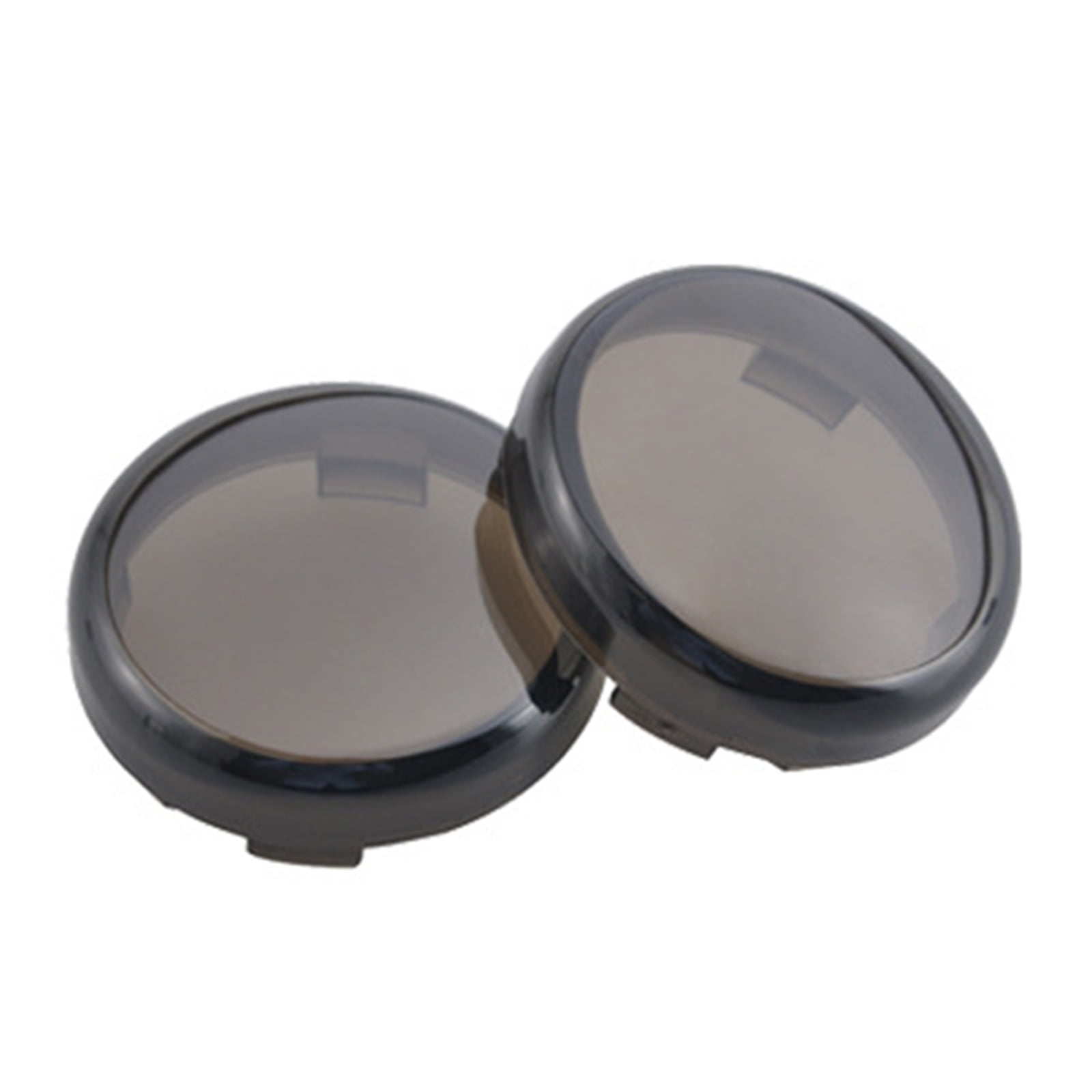 2 Pack Turn Light Lens Lenses Covers Kit Round Motorcycles Turn Light ...