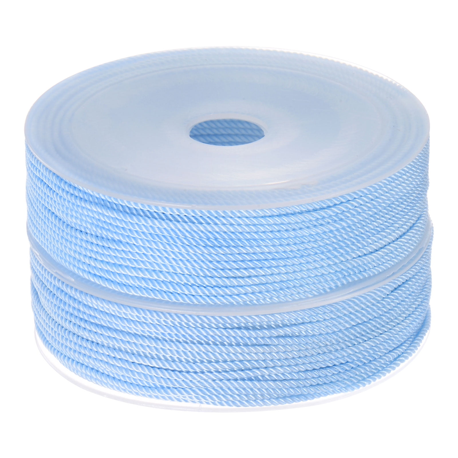 2 Pack Twisted Nylon Twine Thread Beading Cord 1.5mm 20M/65 Feet Extra ...