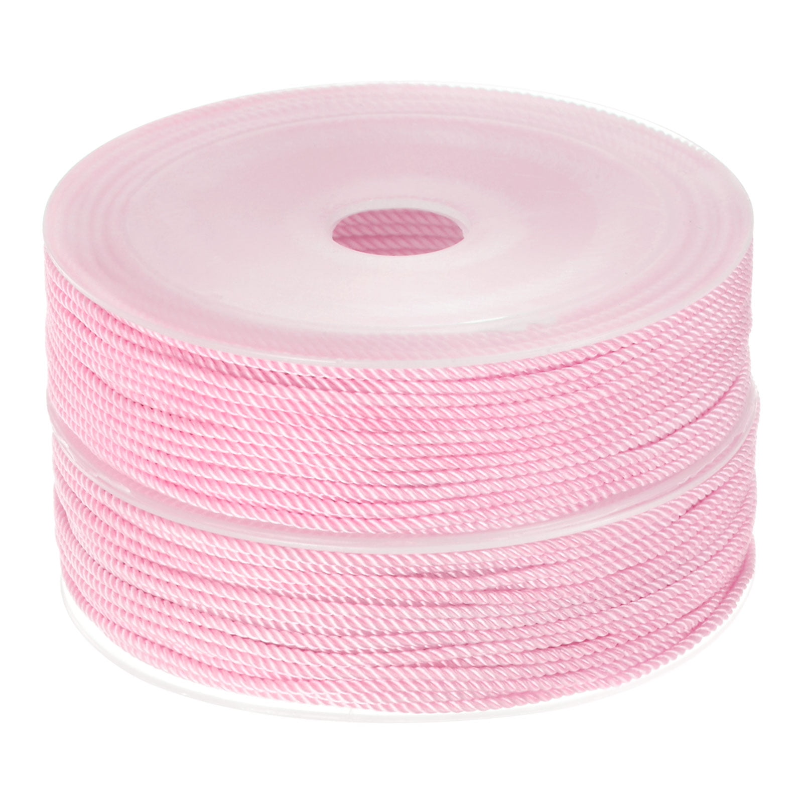 2 Pack Twisted Nylon Twine Thread Beading Cord 1.5mm 20M/65 Feet Extra ...
