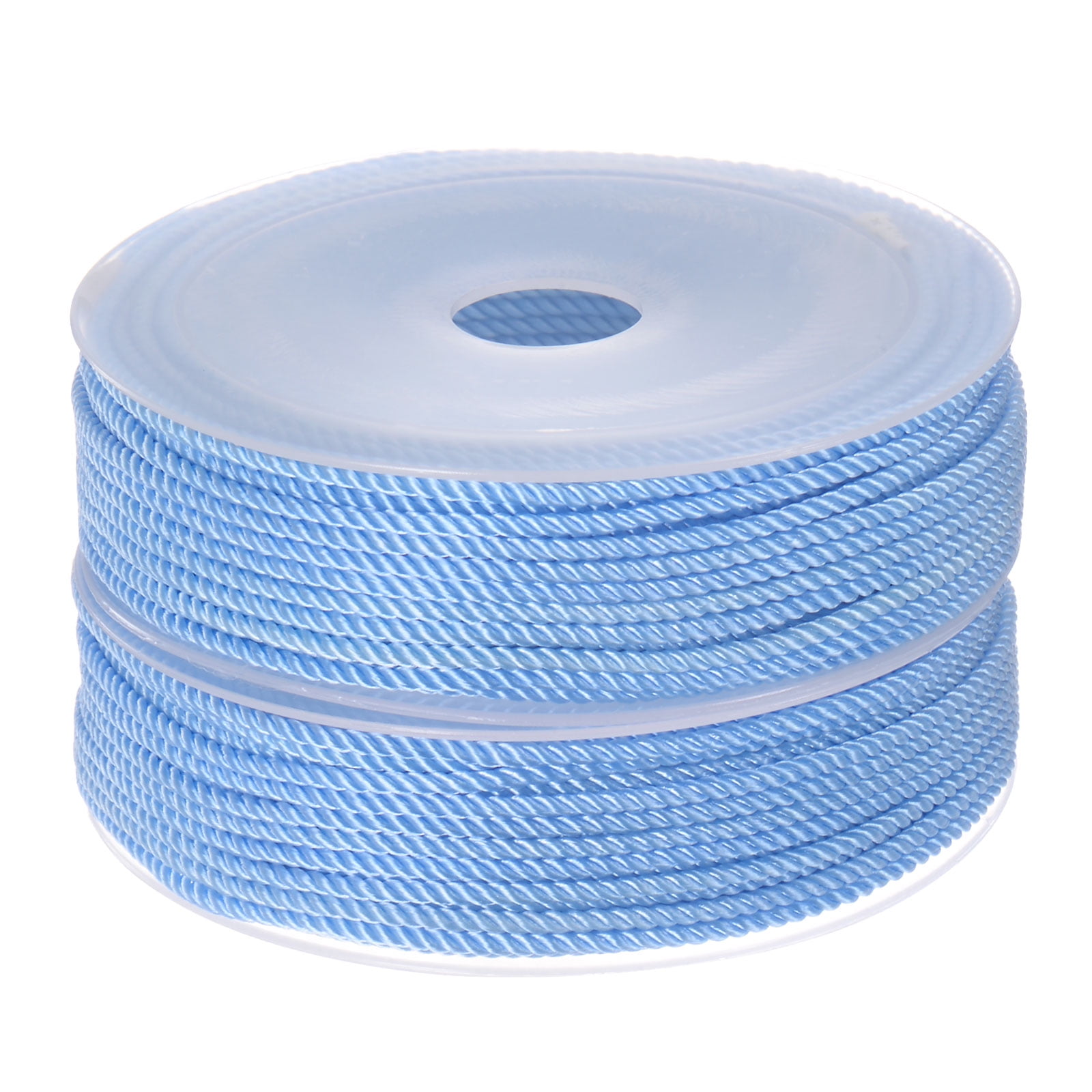 2 Pack Twisted Nylon Twine Thread Beading Cord 2mm 13M/43 Feet Extra ...