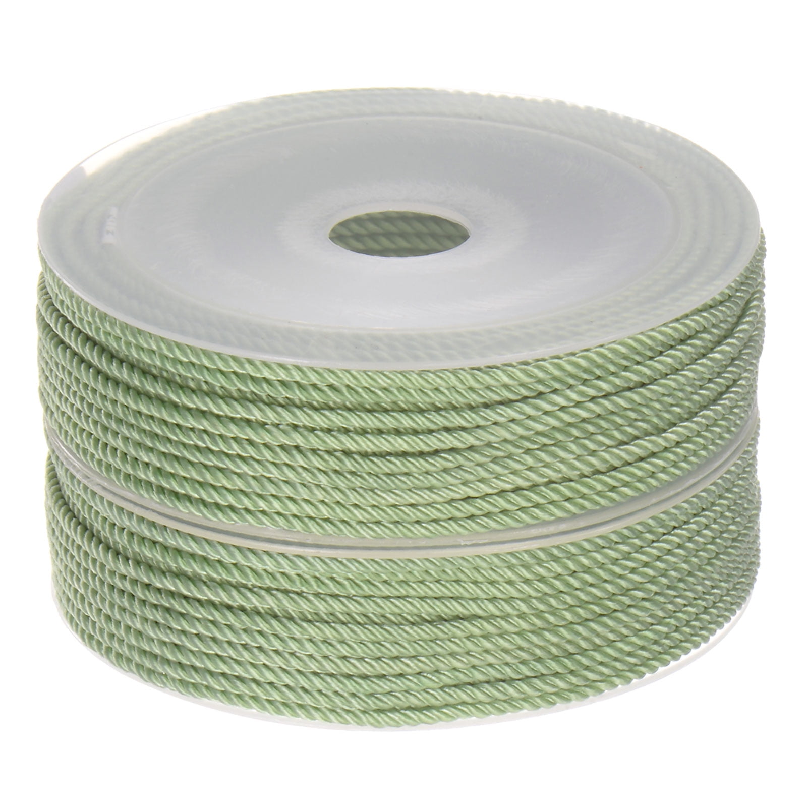 2 Pack Twisted Nylon Twine Thread Beading Cord 2mm 13M/43 Feet Extra ...