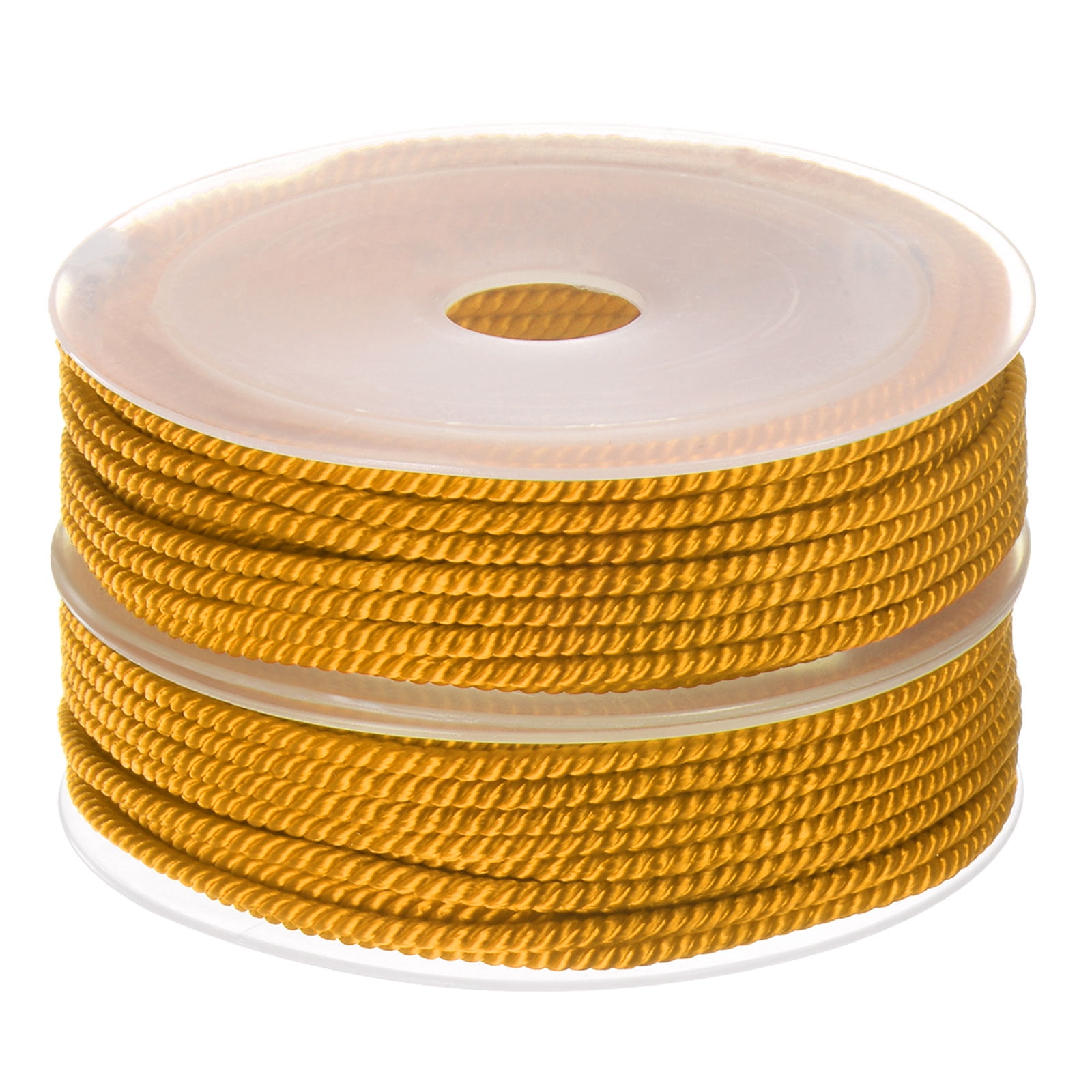 2 Pack Twisted Nylon Twine Thread Beading Cord 3mm 7M/23 Feet Extra ...